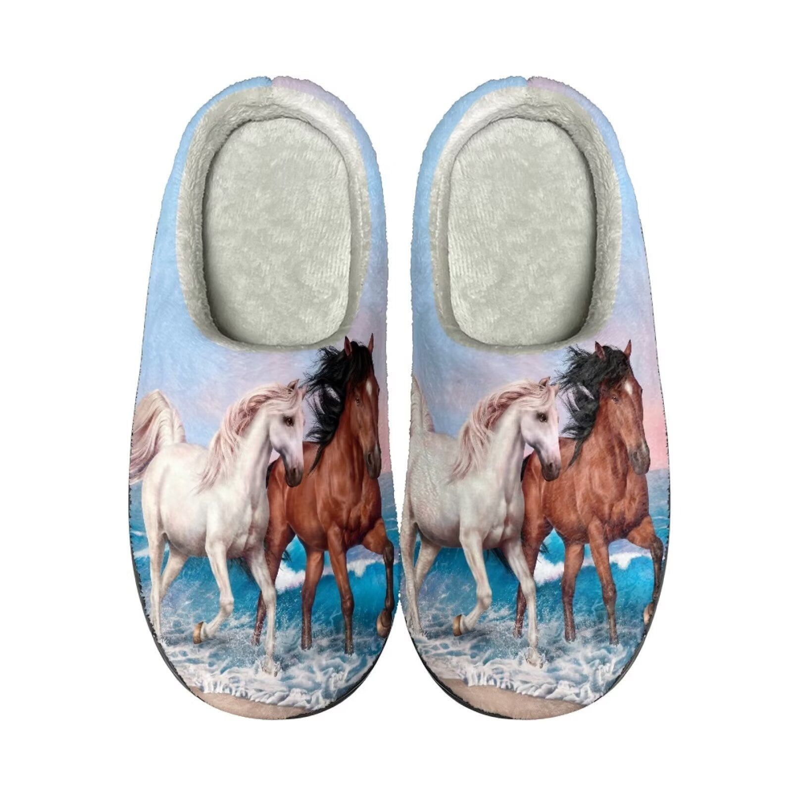 Xoenoiee Plush Cosy Slippers for Winter Warm Slippers with Non-Skid ...