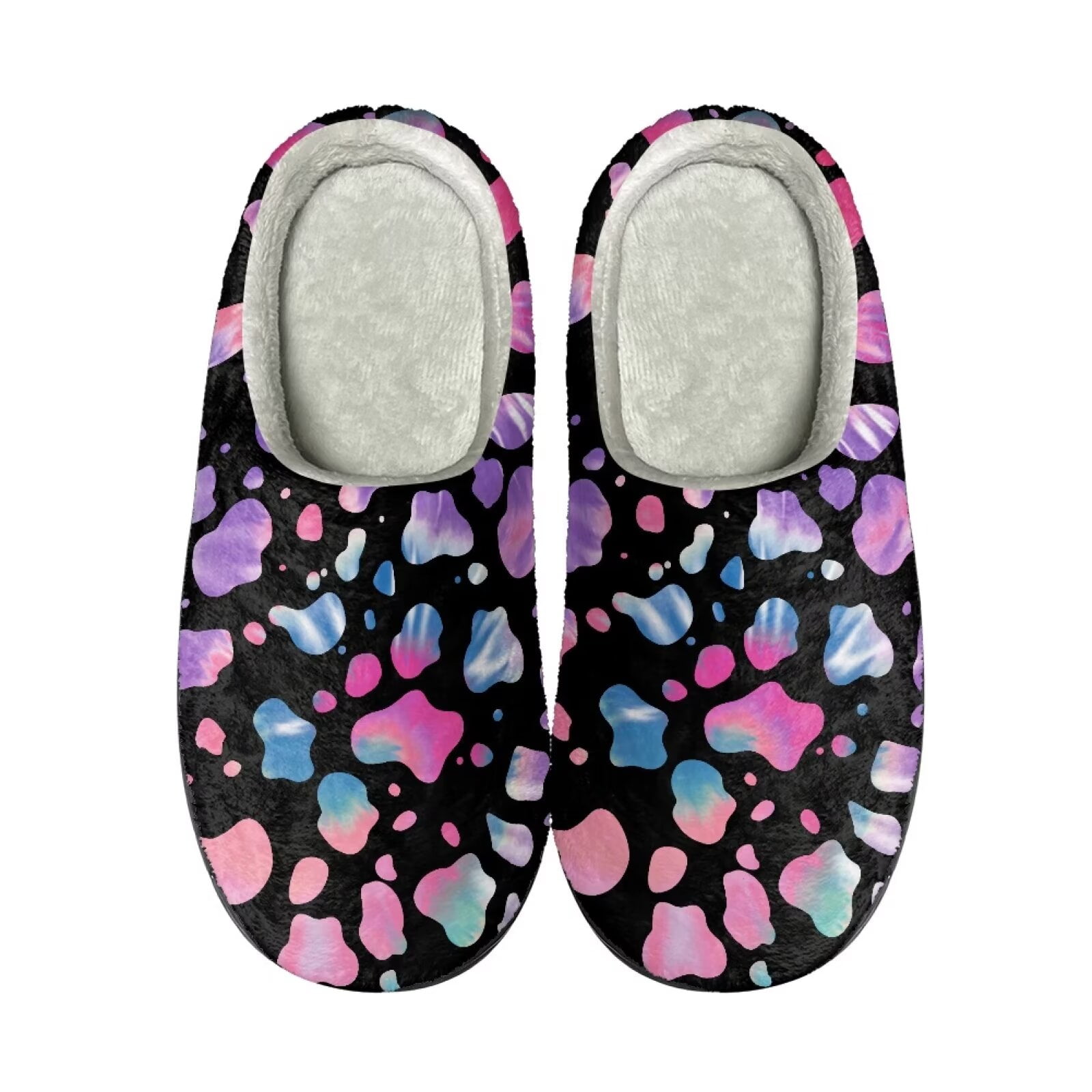 Xoenoiee Plush Slippers Cosy Slippers for Winter Warm Slippers with Non ...