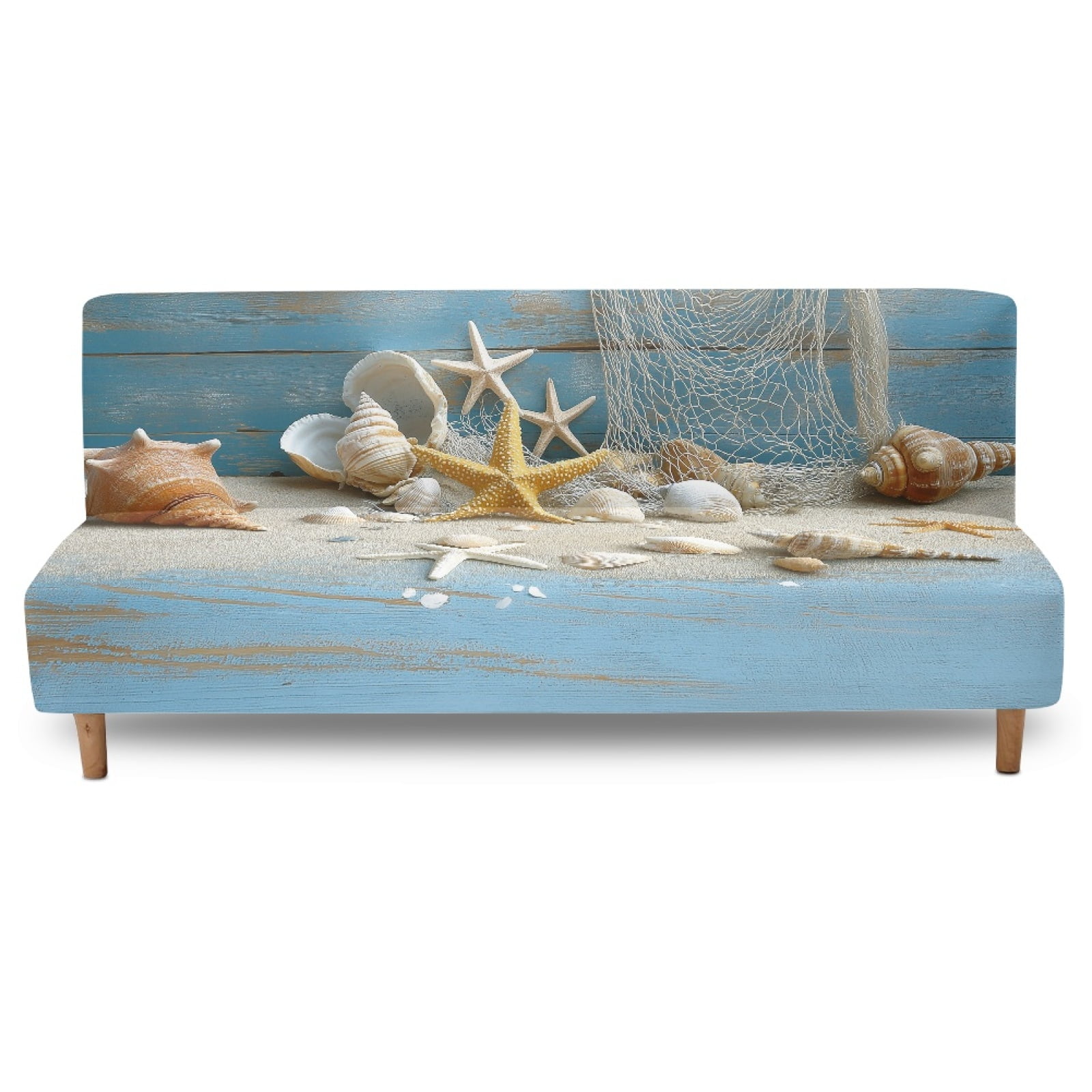 Xixirimido Stretch Armless Futon Cover Sofa Bed Covers Elastic Futon ...