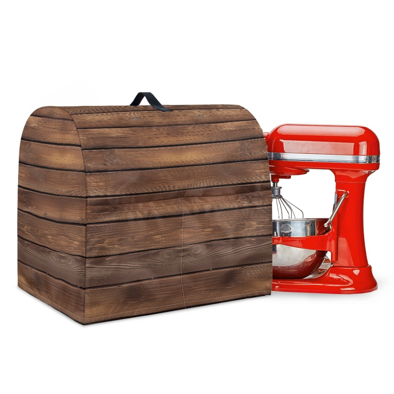 Xoenoiee Wood Print Kitchen Aid Stand Mixer Cover Compatible with 4.5-5 ...