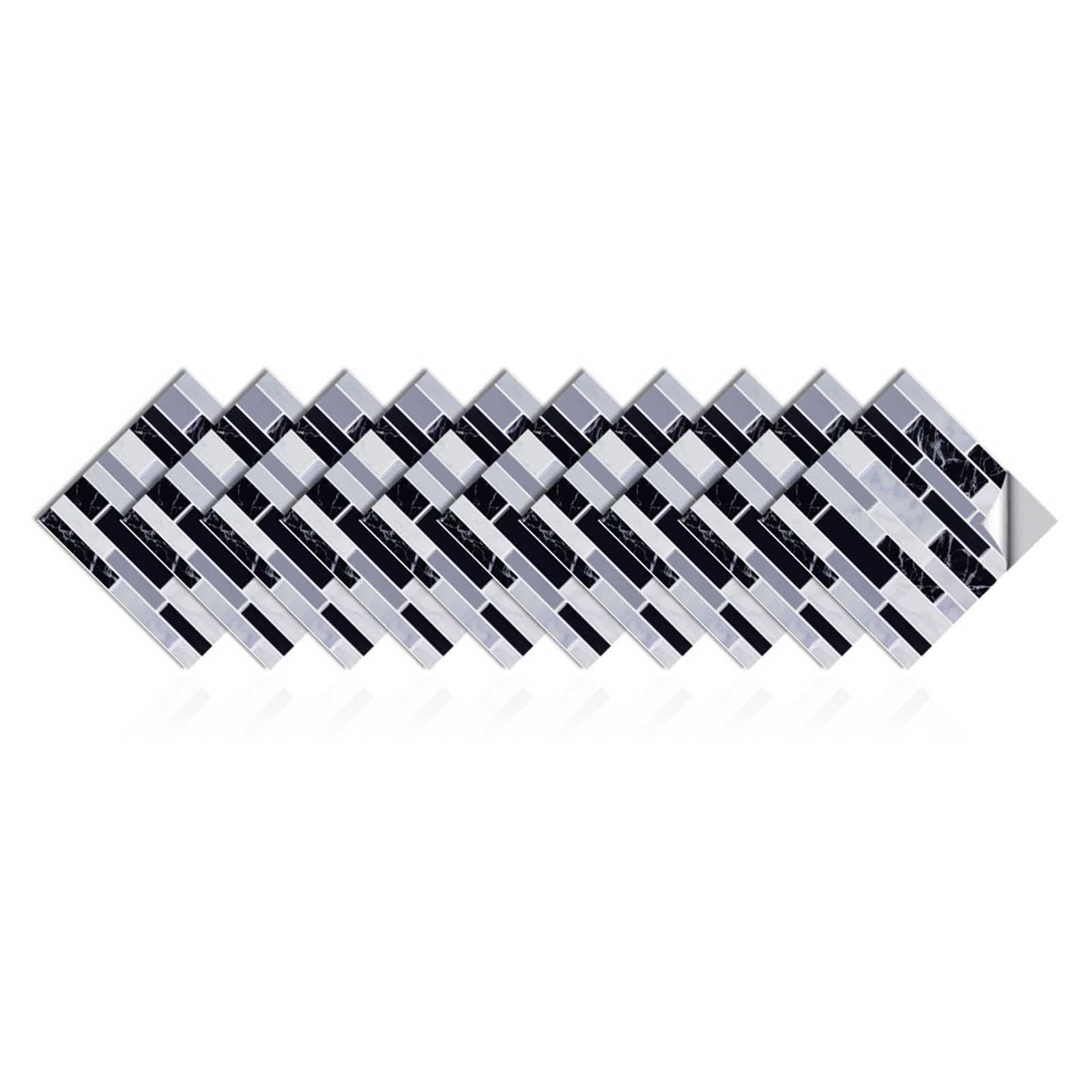 Xoiie Peel and Stick Backsplash 3D Self Adhesive Wall Tiles, Tile ...