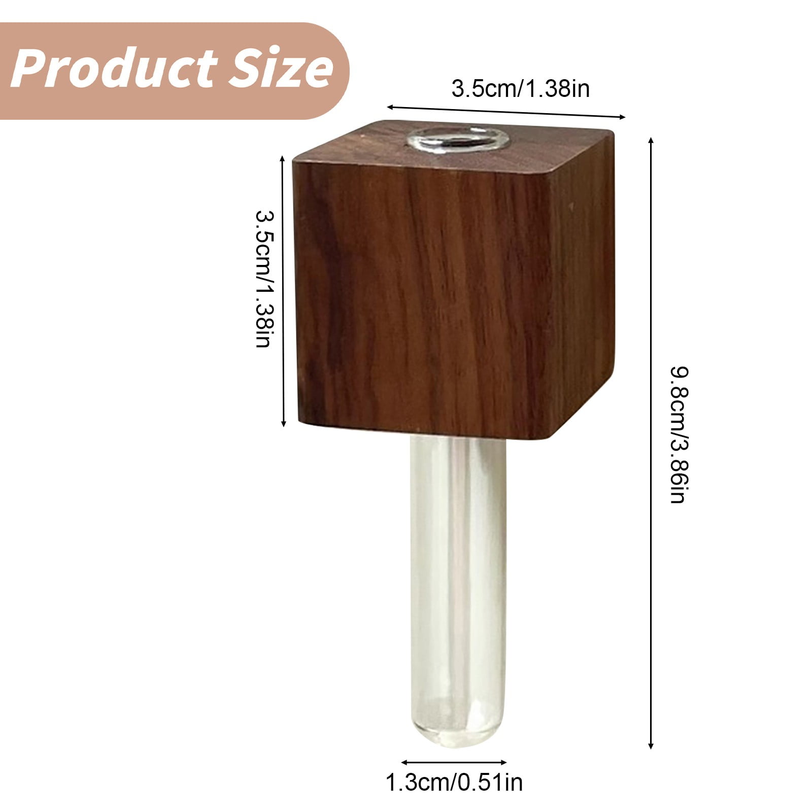 Xoiie Test Tube Vase, Mini Vase Fridge, Cute Test Tube Plant Flower ...