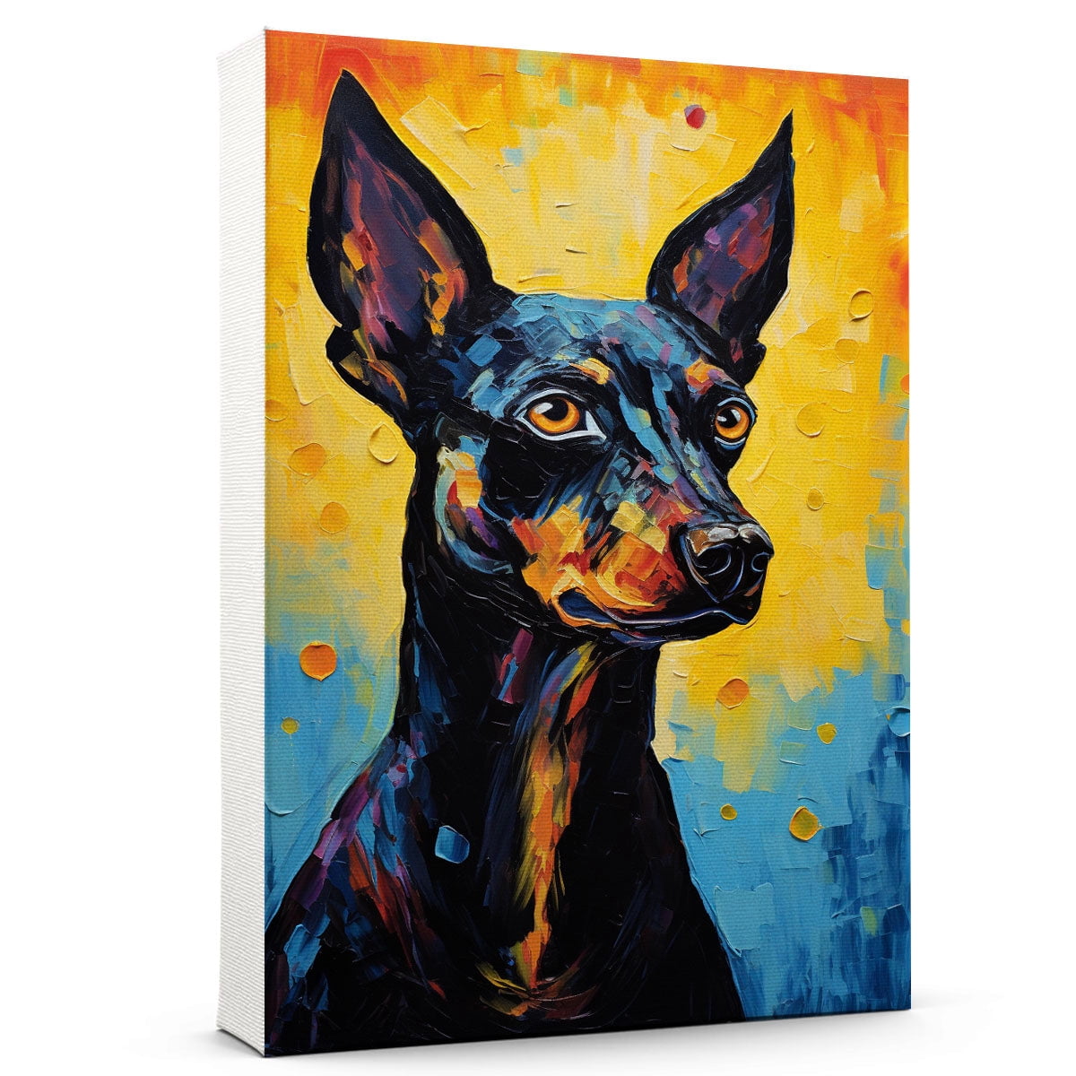 Xoloitzcuintli Dog Art Print Poster, Wall art Painting Decor, Starry ...