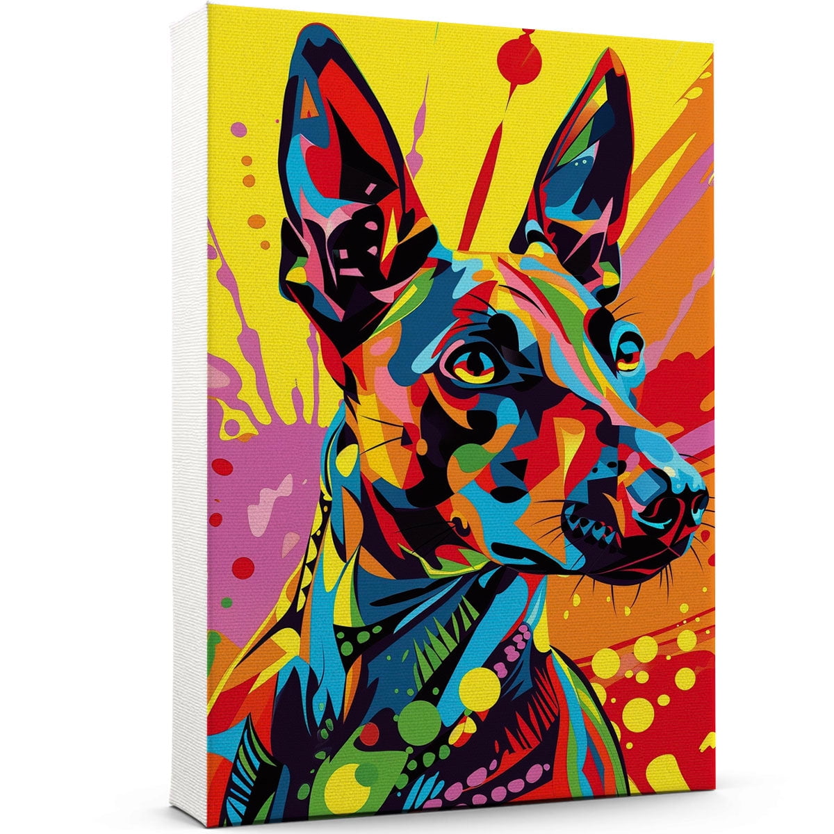 Xoloitzcuintli Dog Canvas Wall Art Poster Prints Colorful Pop Animal ...