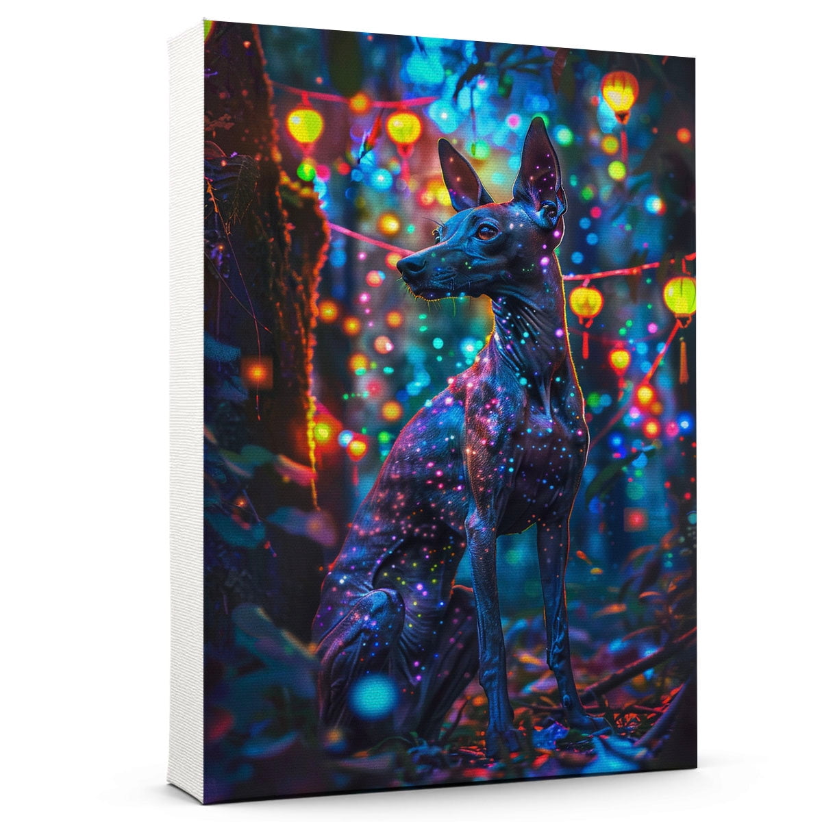 Xoloitzcuintli Dog Poster Unframe Wall Art & Decor , Xoloitzcuintli Dog ...