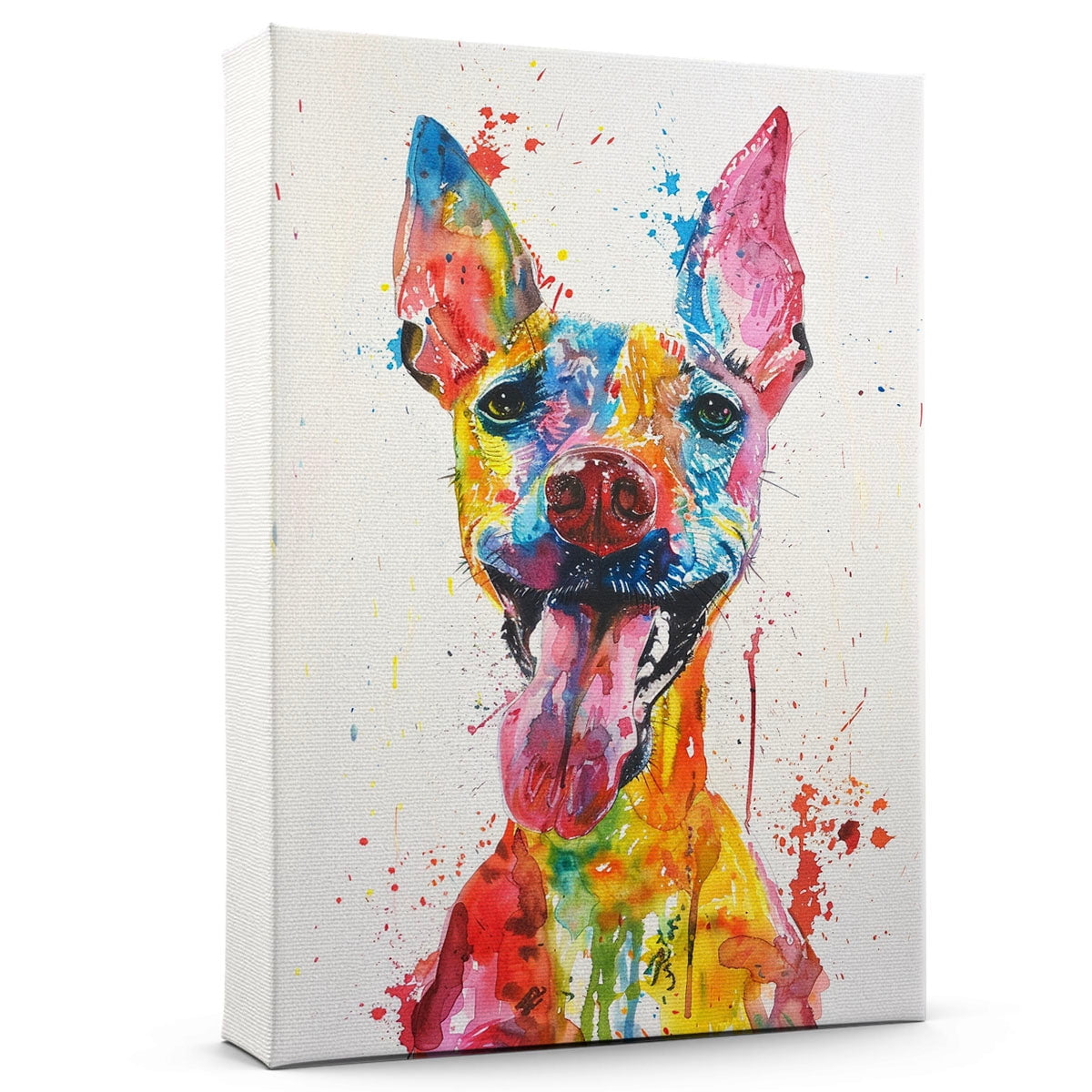 Xoloitzcuintli Dog Wall Art Animal Oil Painting On Canvas Poster Dog ...