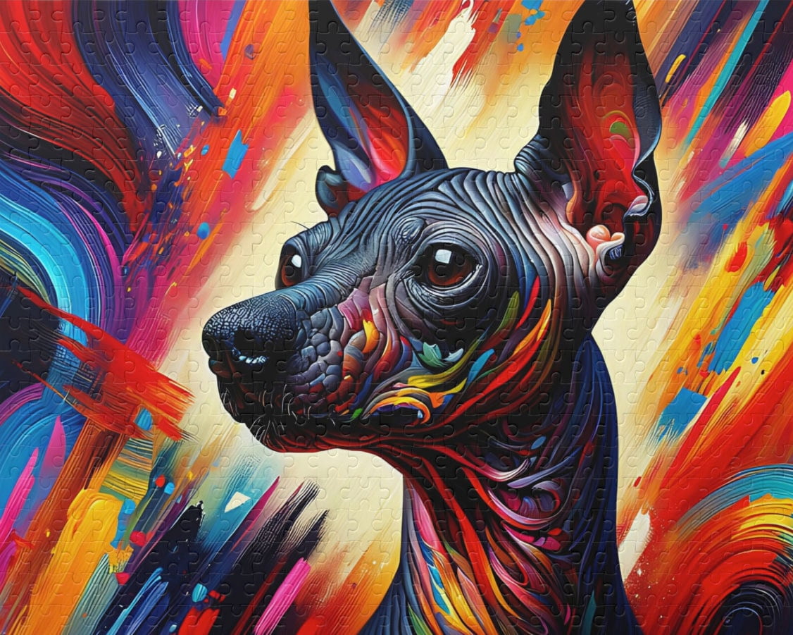 Xoloitzcuintli Mexican Hairless Dog Jigsaw Puzzle - 1000 Pieces Fun ...