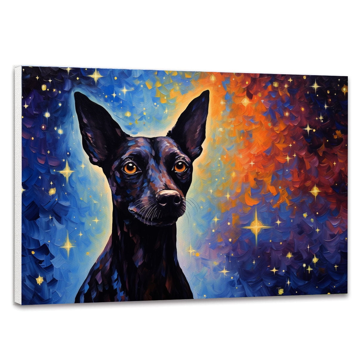 Xoloitzcuintli Posters Van Gogh Starry Night Posters Home Canvas Wall ...