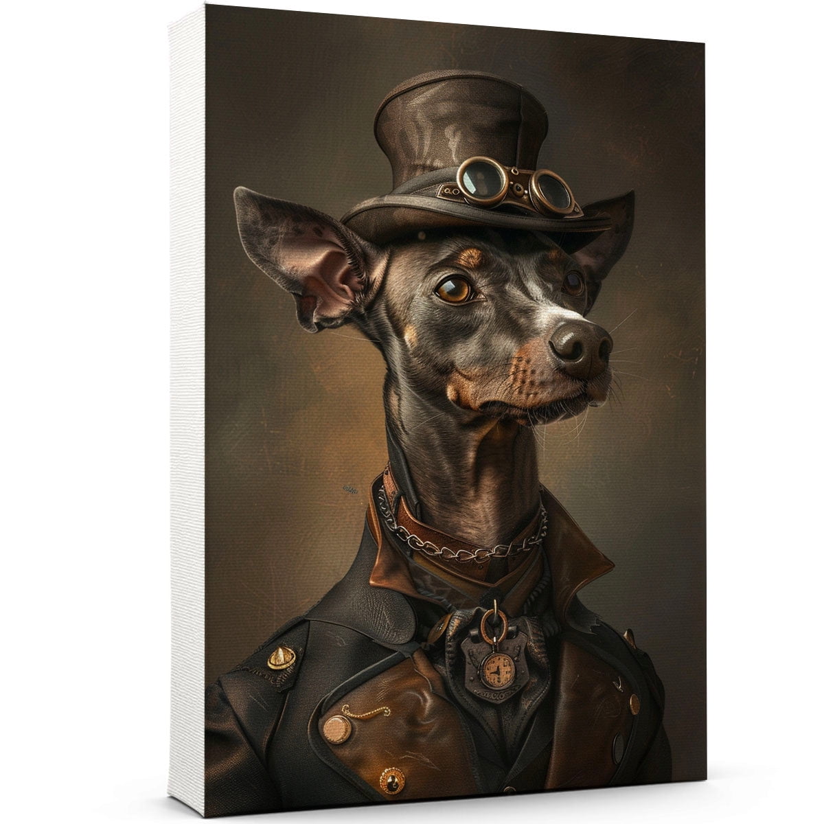 Xoloitzcuintli Wall Art Dog Canvas Paintting Wall Art Vintage Dog ...