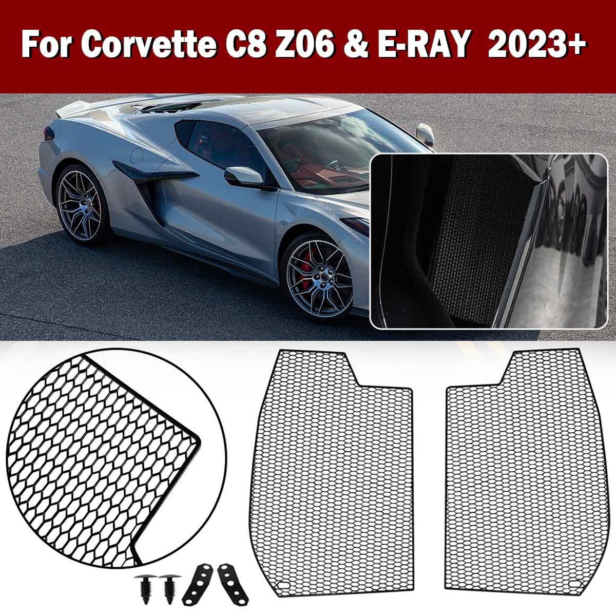 Xomzema For Corvette C8 Z06 and E-Ray 2023+ Side Air Intakes Mesh ...