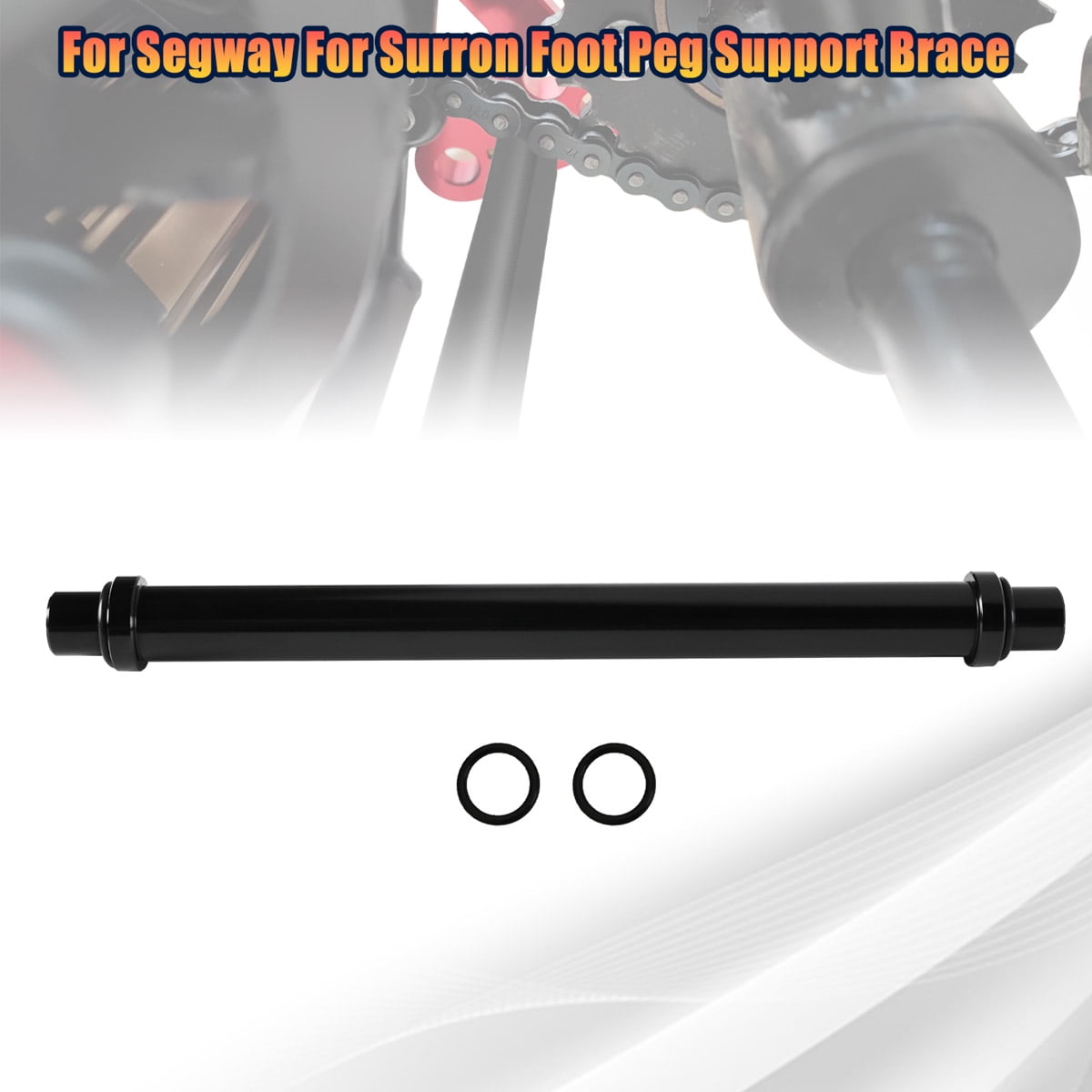 Xomzema For Sur-Ron Light Bee Foot Peg Support Brace, Black Sturdy 7075 ...