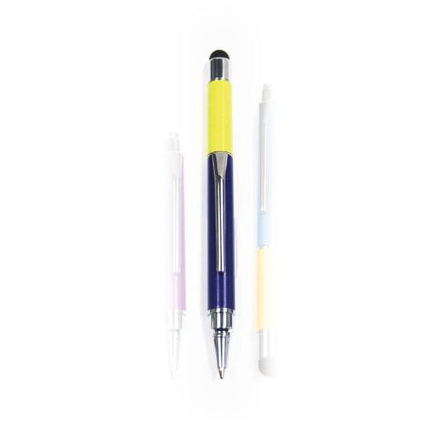 Xonex 2-Tone Stylus + Ballpoint Pen - Navy/Lime - Walmart Business Supplies
