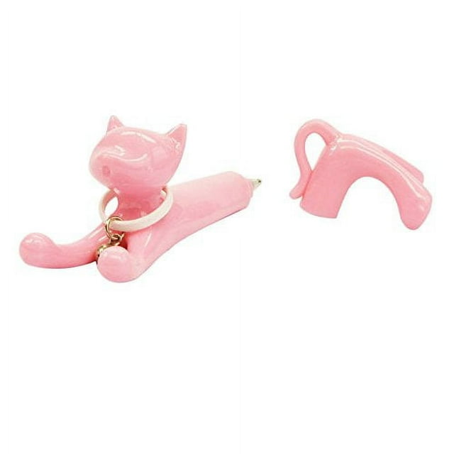 Xonex Cat Desk Pen, Black Ballpoint - Spring Pink - Walmart.com