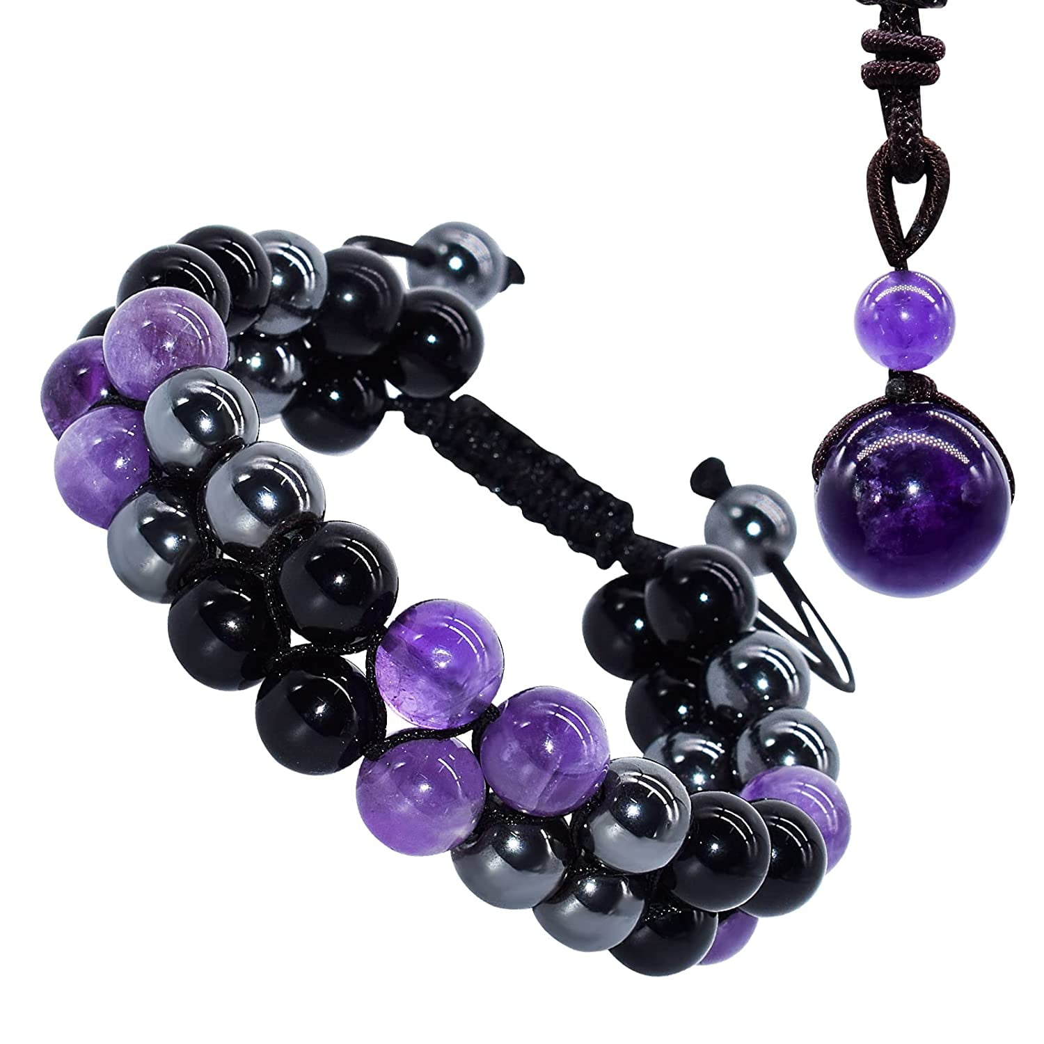 XonyiCos Triple Protection Bracelet,Made by hand Crystal Bracelet for ...