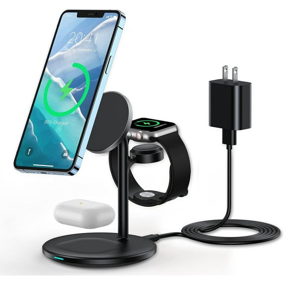 XooFly 3 in 1 Wireless Charging Station for Apple Devices, Fast ...