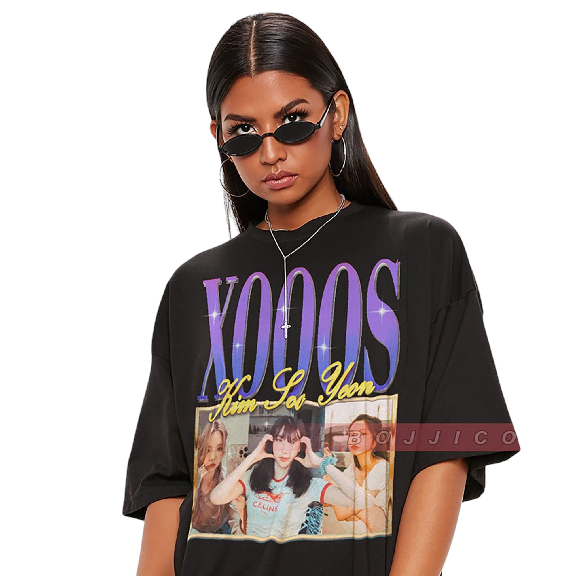 Xooos Kim Soo Yeon Youtuber Cute Retro Unisex Classic 2D T-Shirt - Fan ...