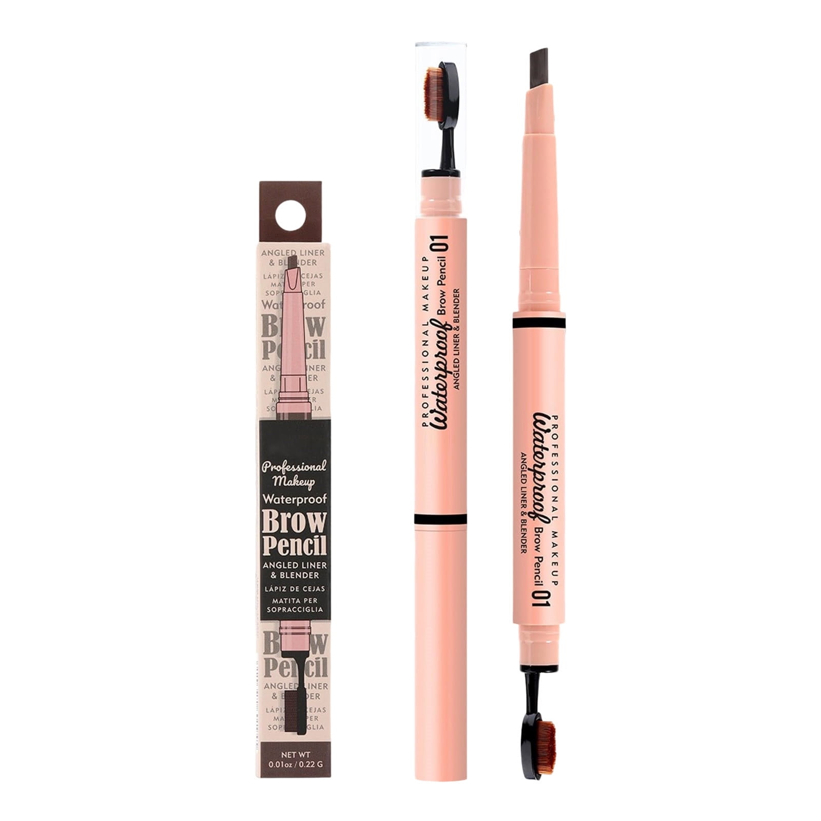 Xooz 2 In 1 Double Ended Eyebrow Pencil with Replacement Tip Micro ...