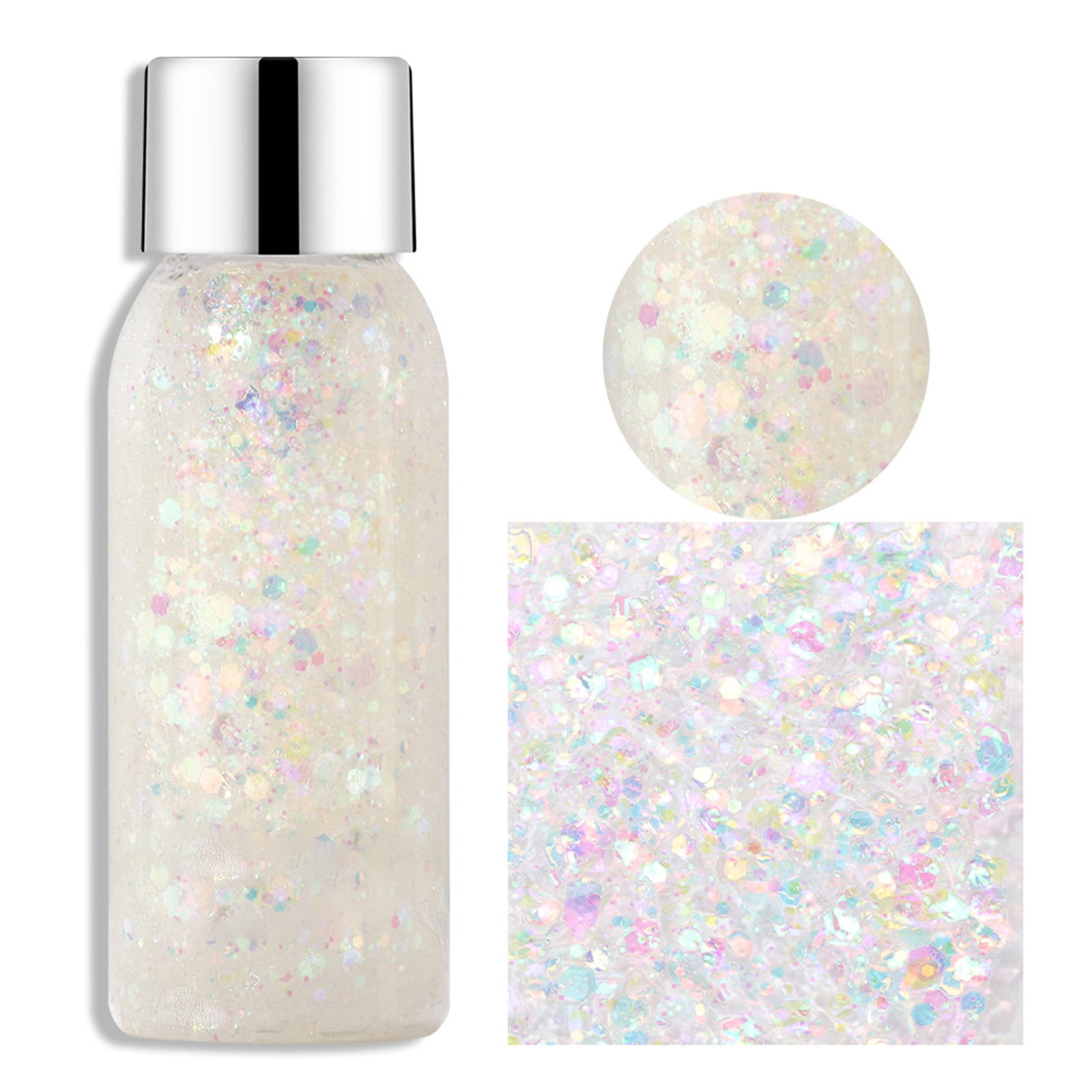 Xooz Colour Body Glitter Gel Scale Sequins Skin Long Lasting Sparkling ...
