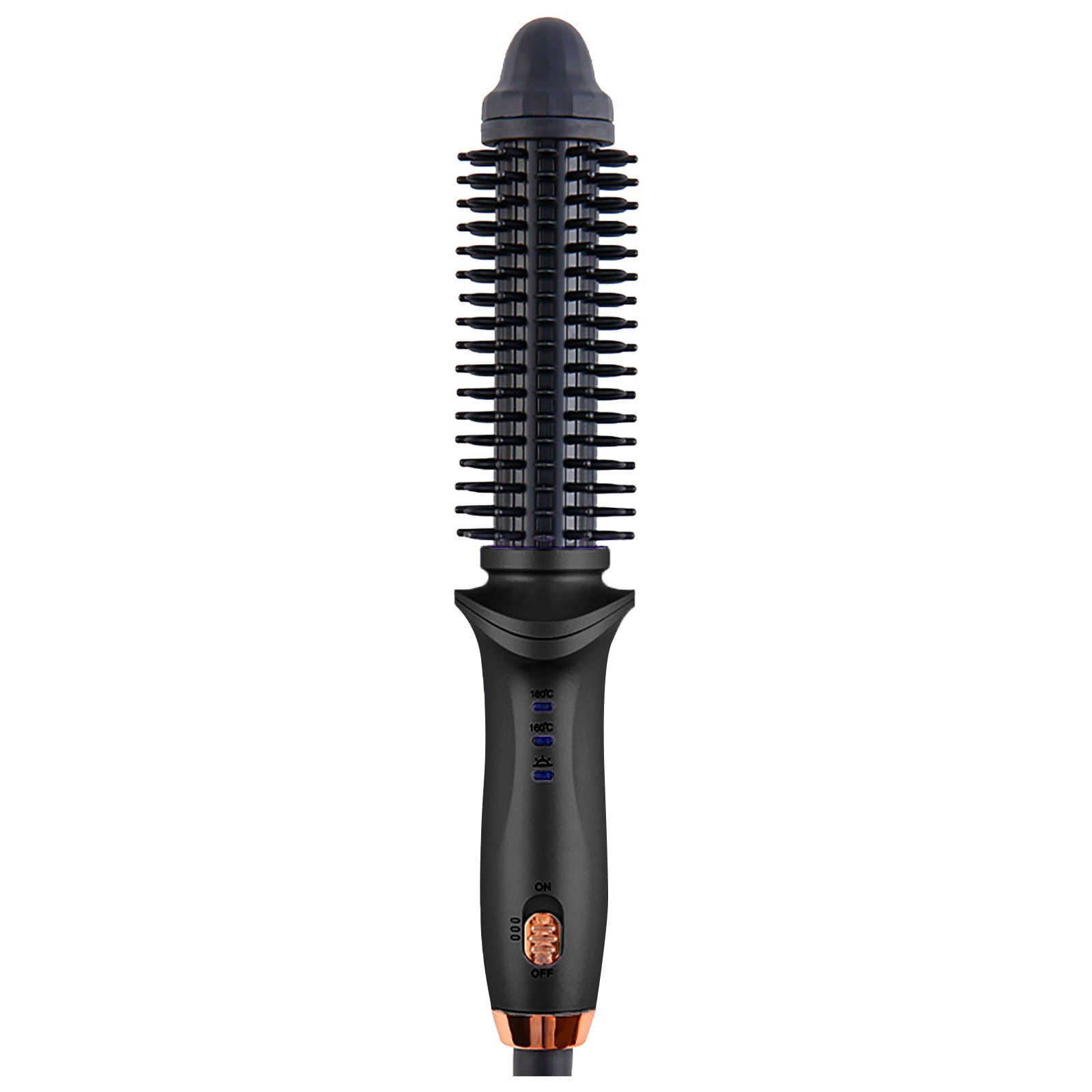 Xooz Cordless Heated Round Brush For Travel Mini Thermal Curling For ...