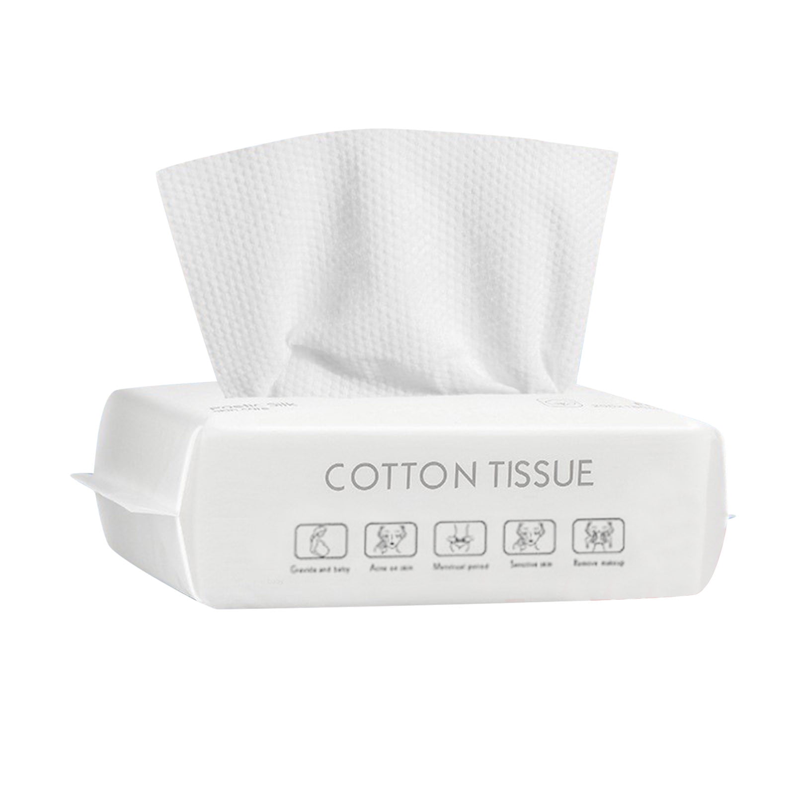 Xooz Disposable Face Towel 50/100 Count Clean Face Towels Biodegradable ...