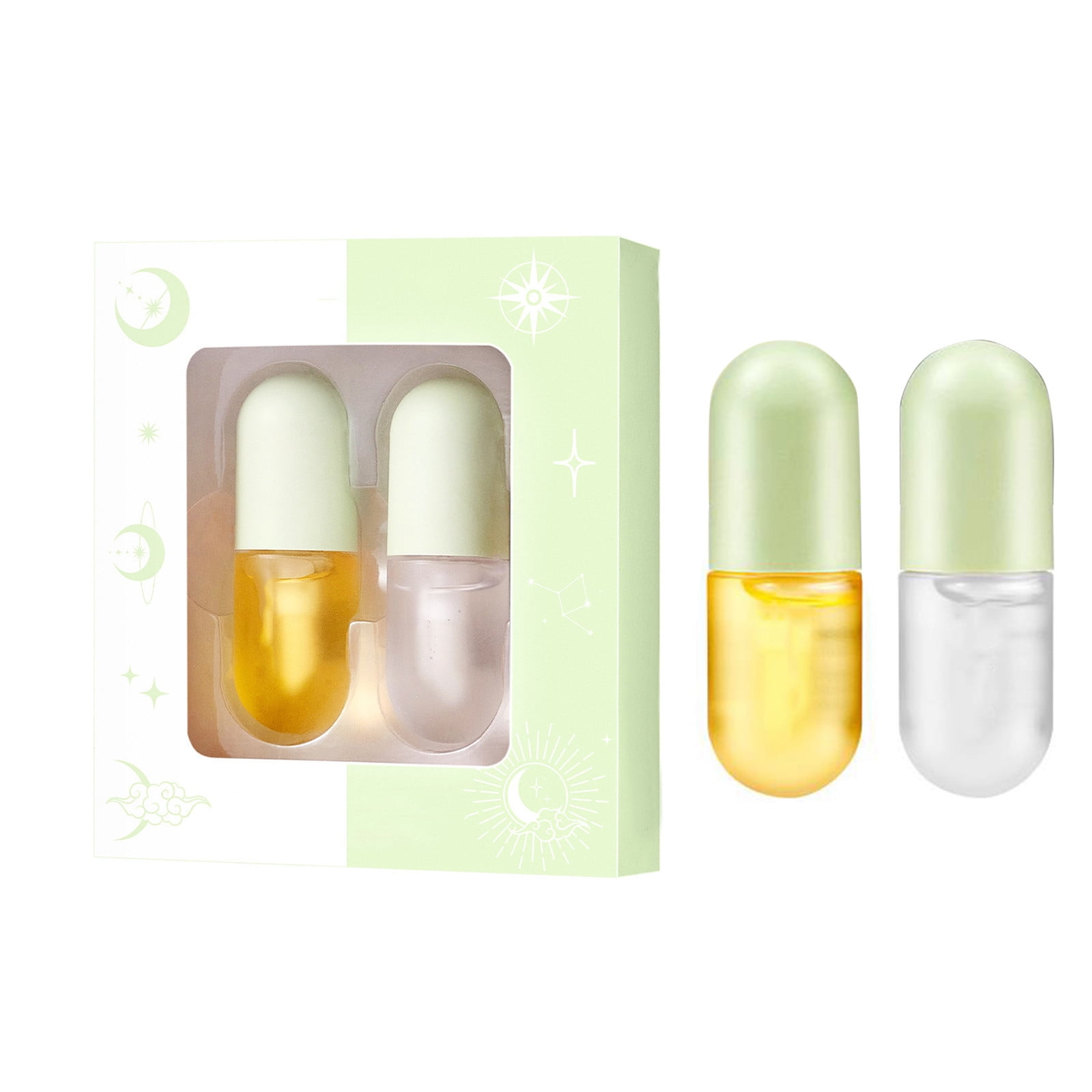 Xooz Lip Oil Combination 2 Pack Day & Night Lip Moisturizes Lip Lip ...