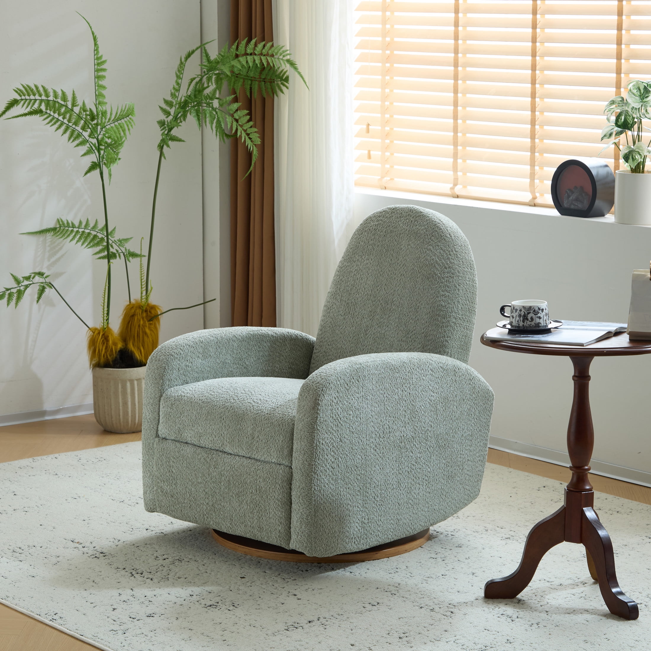 Christopher Knight Home Xorath Modern Upholstered Boucle Glider ...
