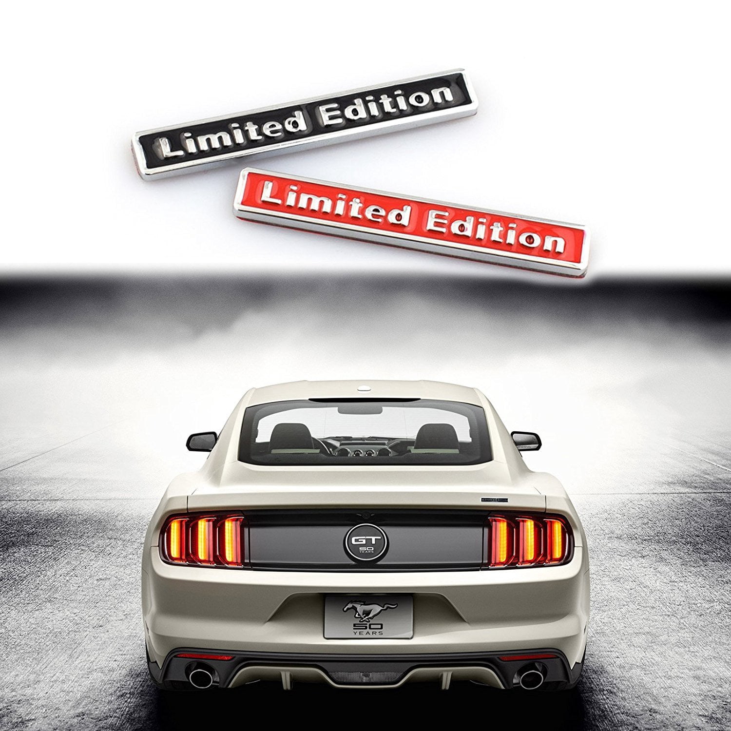 Xotic Tech 1 Piece 3D Metal Limited Edition Car Trunk Fender Bumper ...