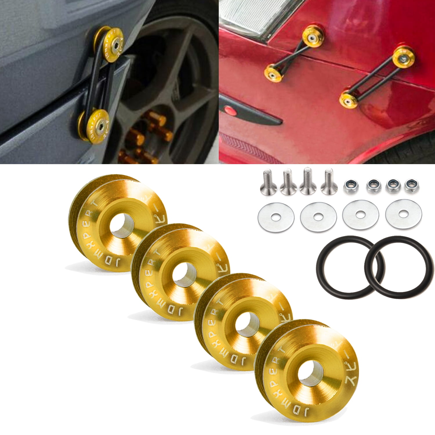 Xotic Tech 1 Set JDM Quick Release Fasteners For Car Bumpers Trunk ...