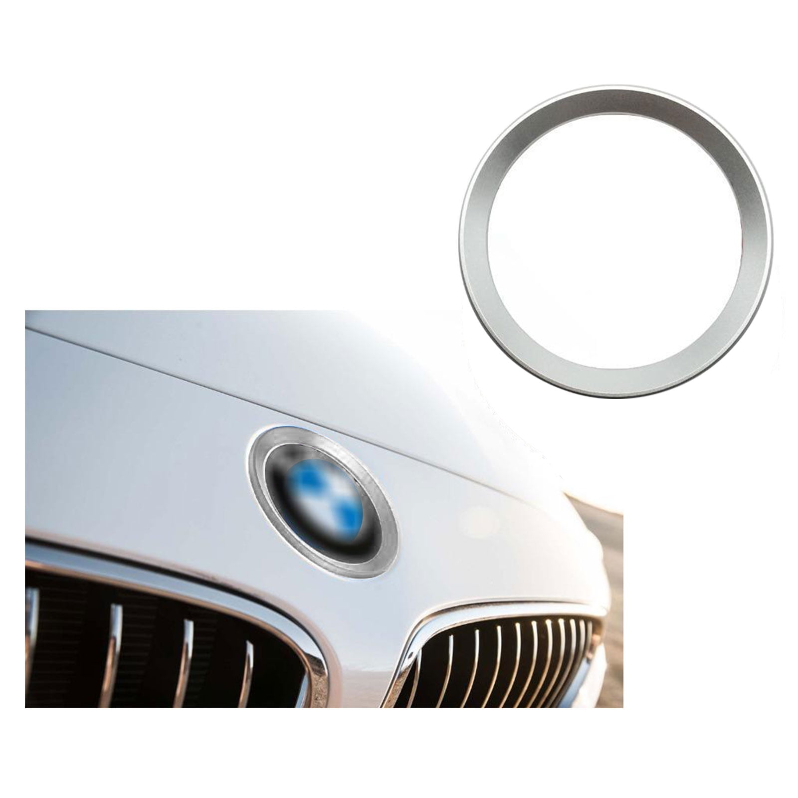 Xotic Tech 1 x Car Front Hood Rear Trunk Logo Emblem Surrounding Ring ...
