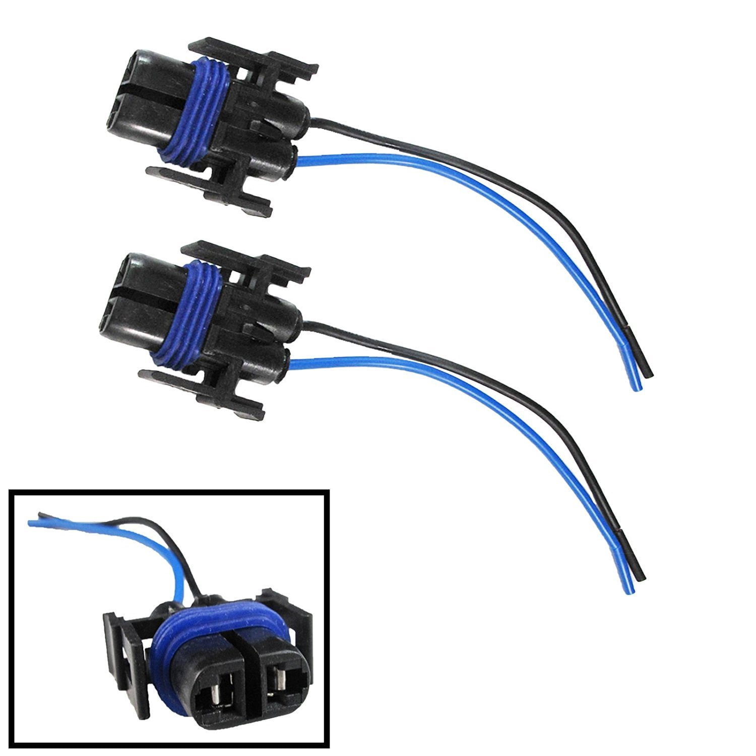 Xotic Tech 2 Pieces H8 H11 880 890 Female Adapter Wiring Harness ...