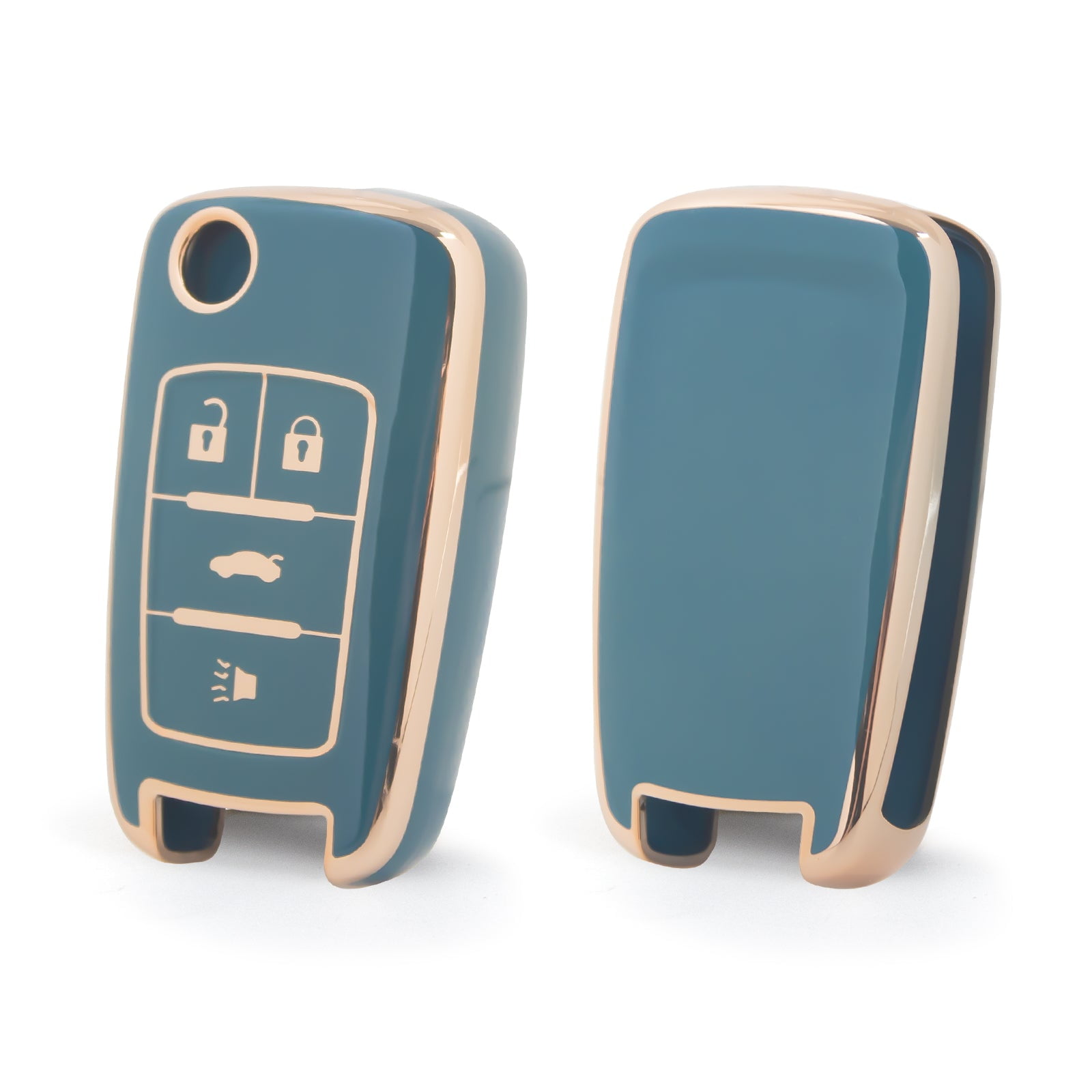 Xotic Tech 2X Gray Full Cover Soft TPU Remote Control Key Fob Cover ...
