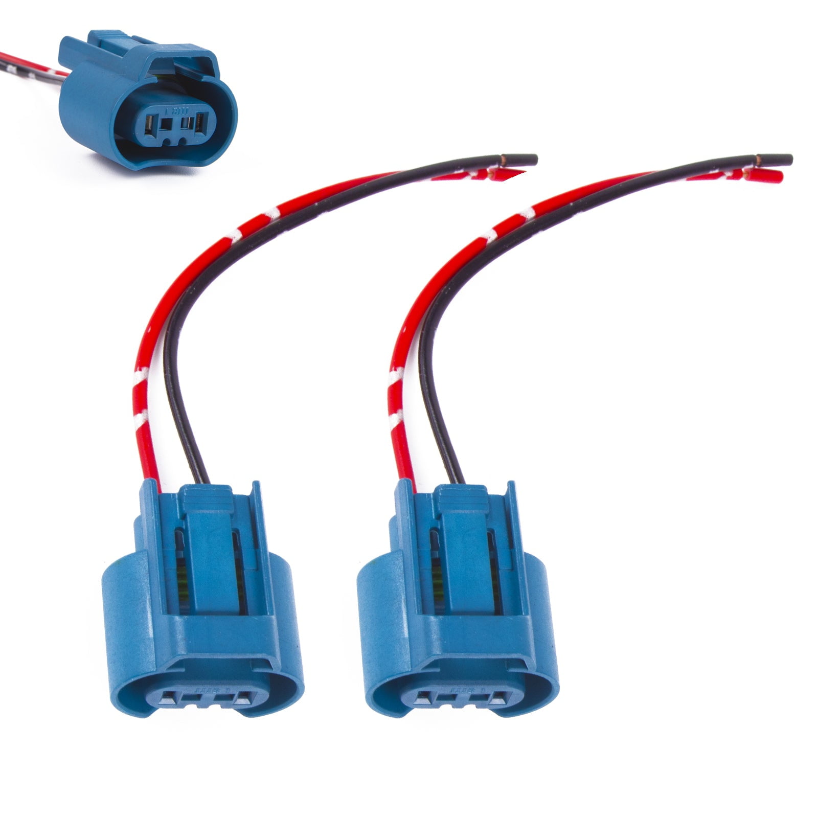 Xotic Tech 2pcs 9005 HB3 H10 9145 Female Wire Harness Connector Wiring ...