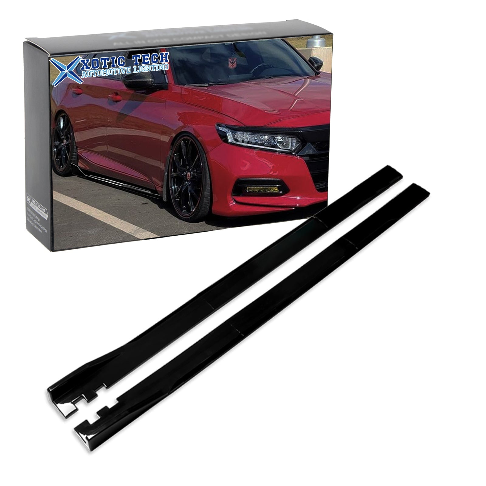Xotic Tech 78.7 Inch/2M Car Lower Side Skirts Protect Rocker Panel ...
