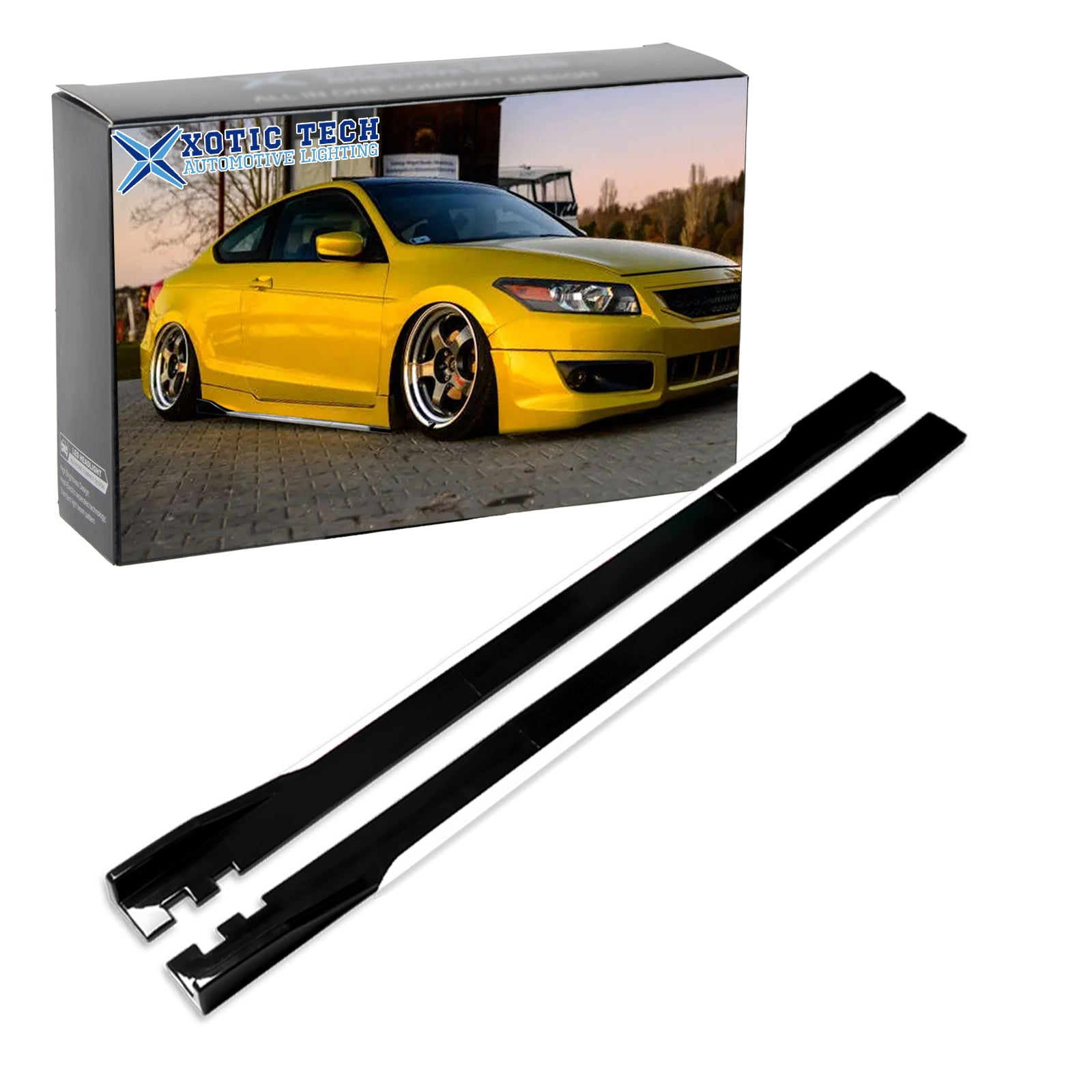 Xotic Tech 78.7 Inch/2M Car Lower Side Skirts Protect Rocker Panel ...