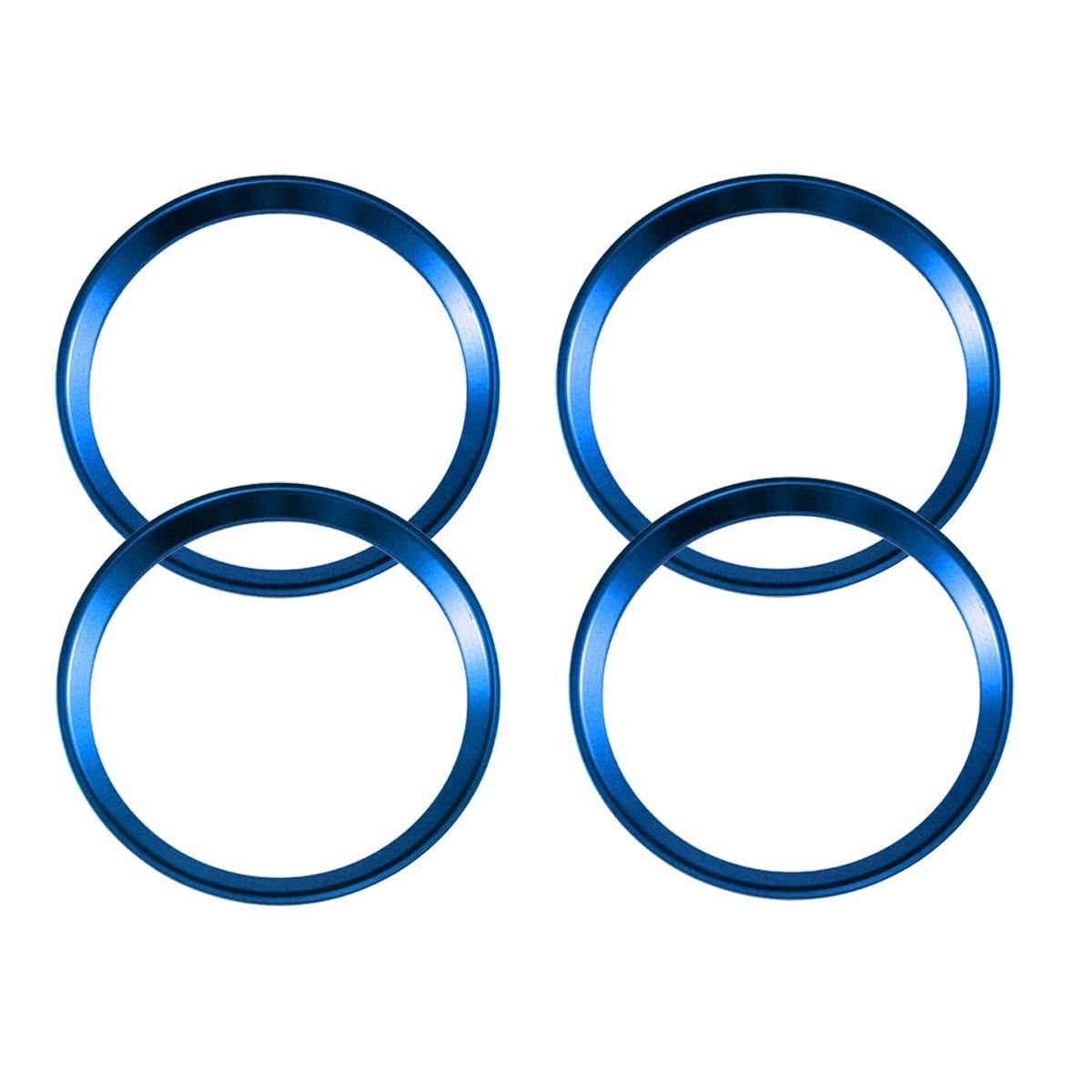 Xotic Tech Blue Alloy Car Wheel Rim Center Cap Hub Rings Decoration For ...