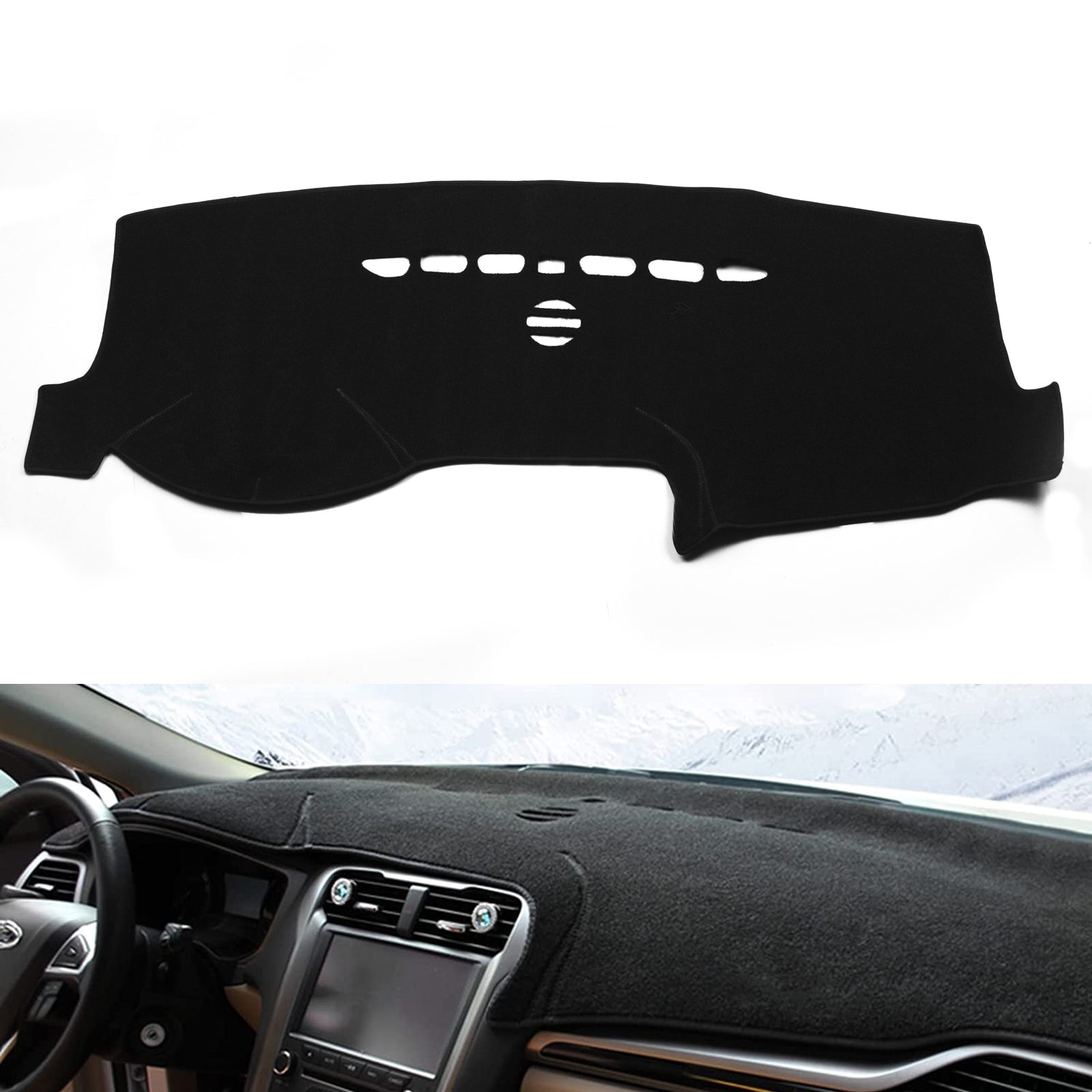 Xotic Tech Center Console Dashboard Mat Pre-Cut Non-Slip Sunshield Sun ...