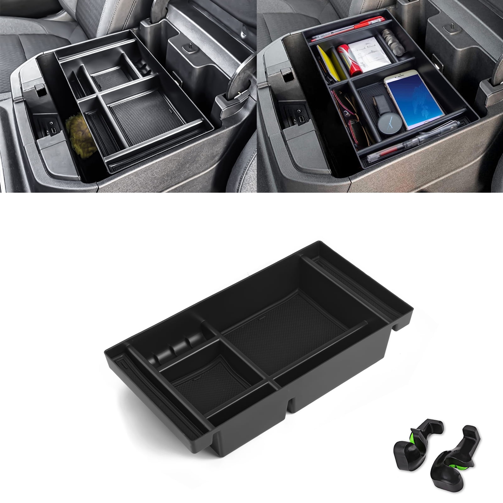 Xotic Tech Center Console Organizer Tray Compatible with Chevy ...