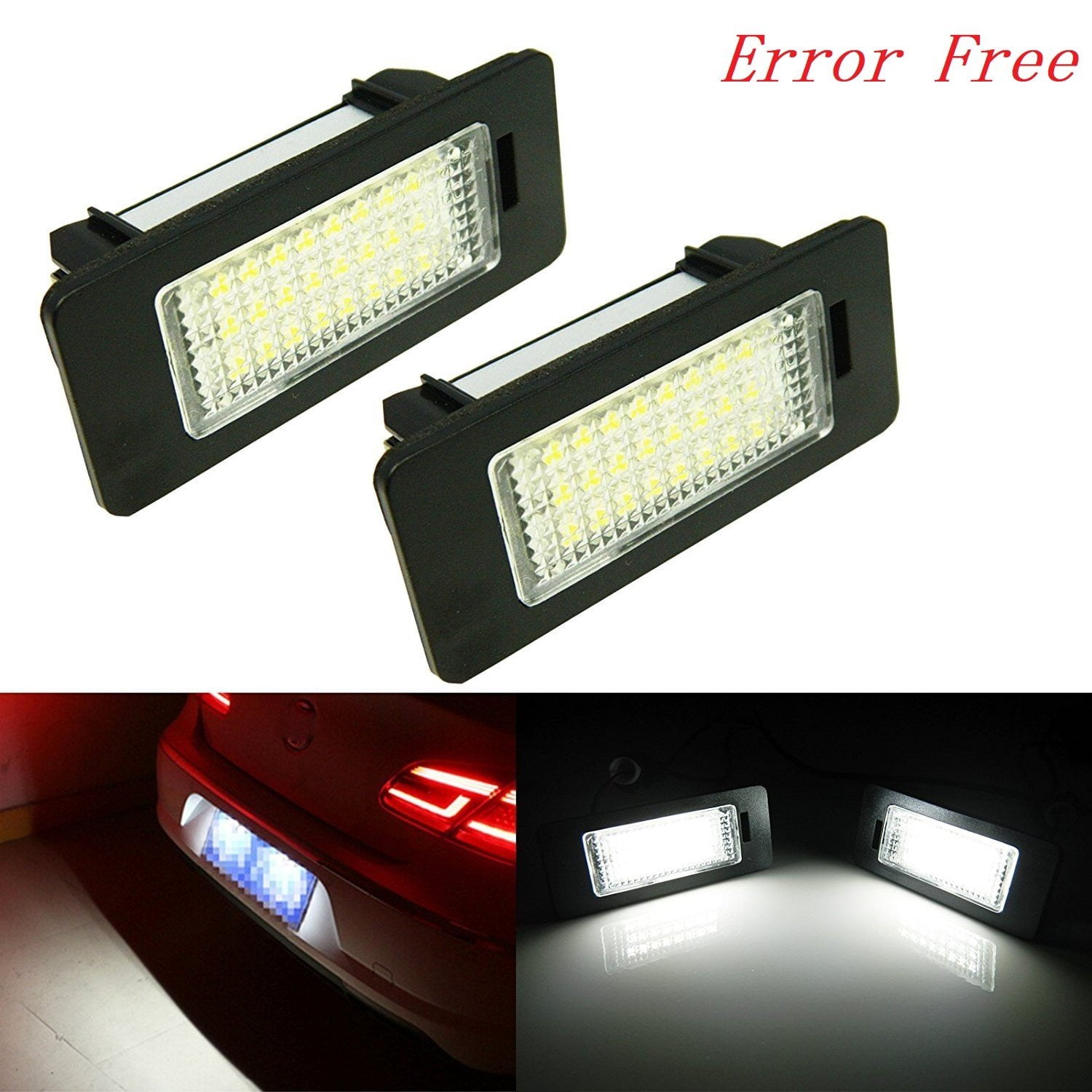 Xotic Tech Error Free LED License Plate Light Lamp Direct Fit for ...