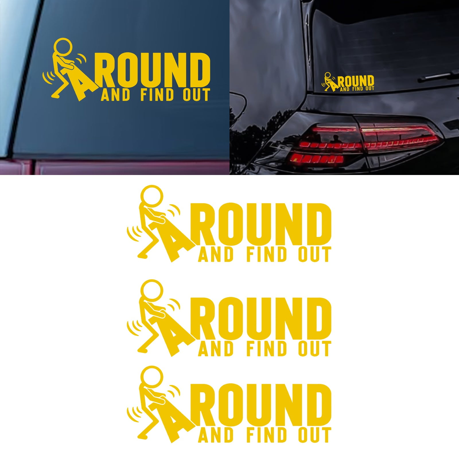 Xotic Tech FAFO Funny JDM F*ck Around and Find Out Sticker Decal Vinyl ...