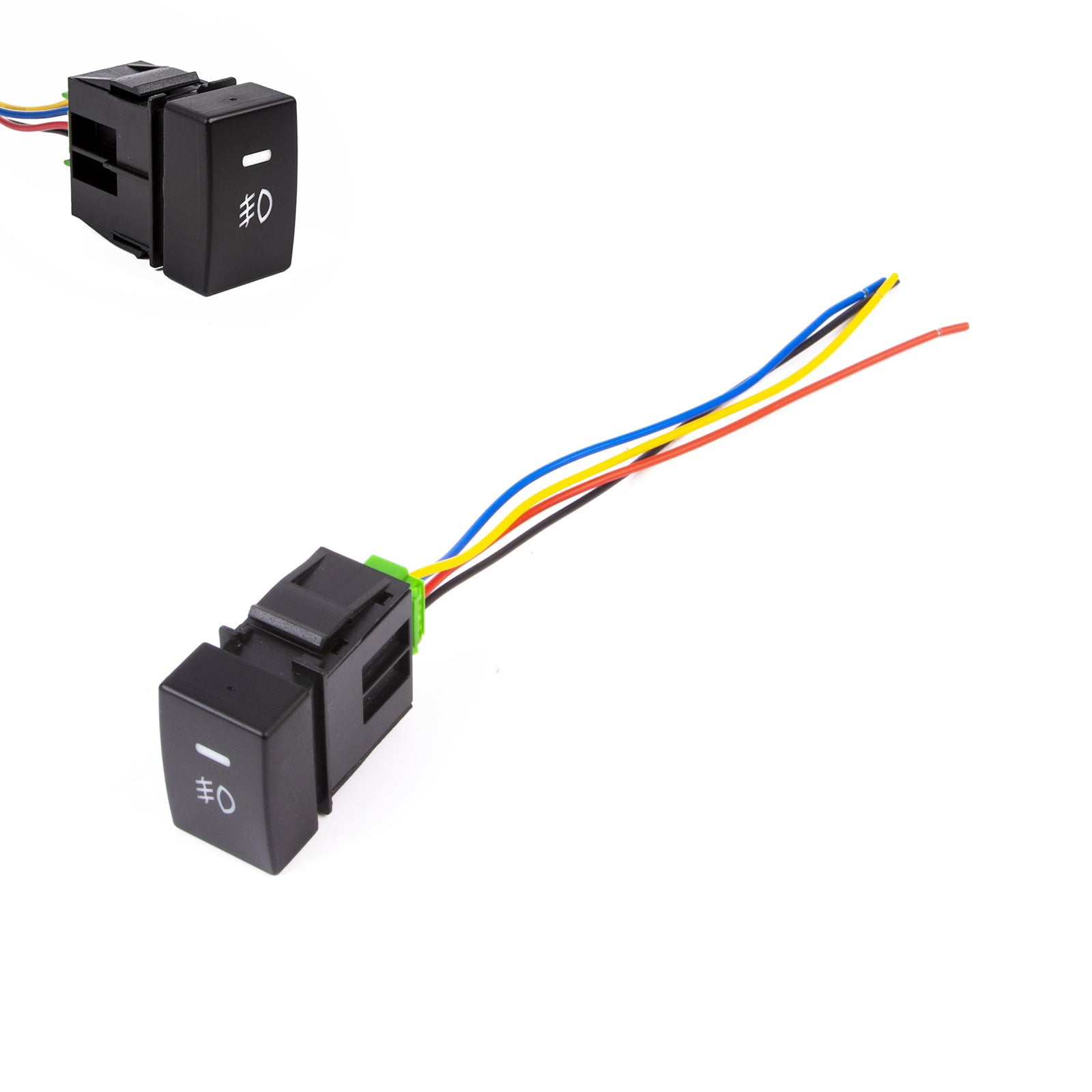 Xotic Tech Factory Style 4-Pole 12V Push Button Switch w/LED Indicator ...