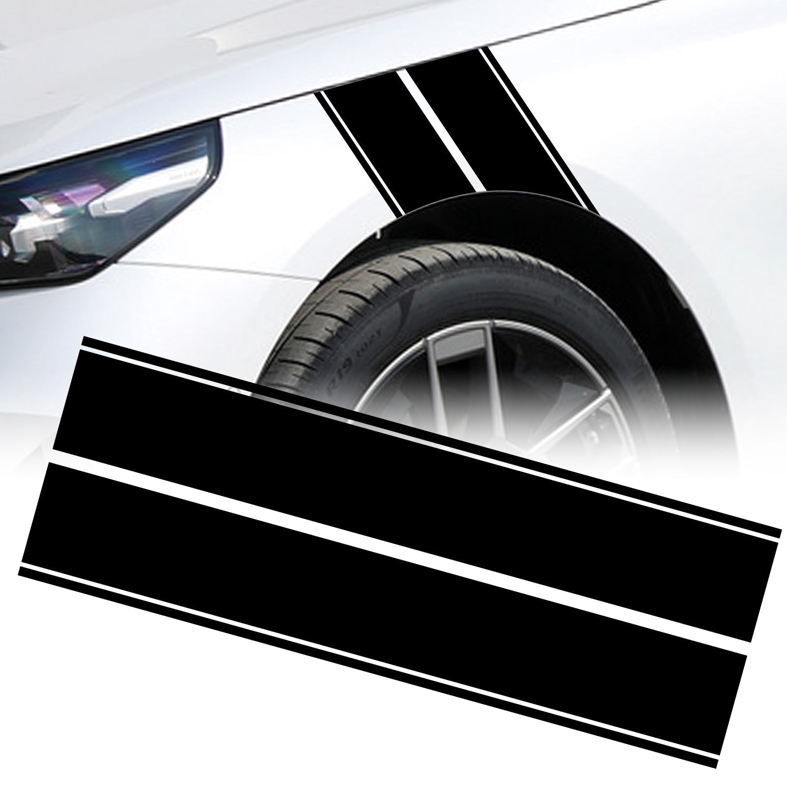 Xotic Tech Fender Stripes Hash Marks KK Vinyl Decal Universal for Car ...