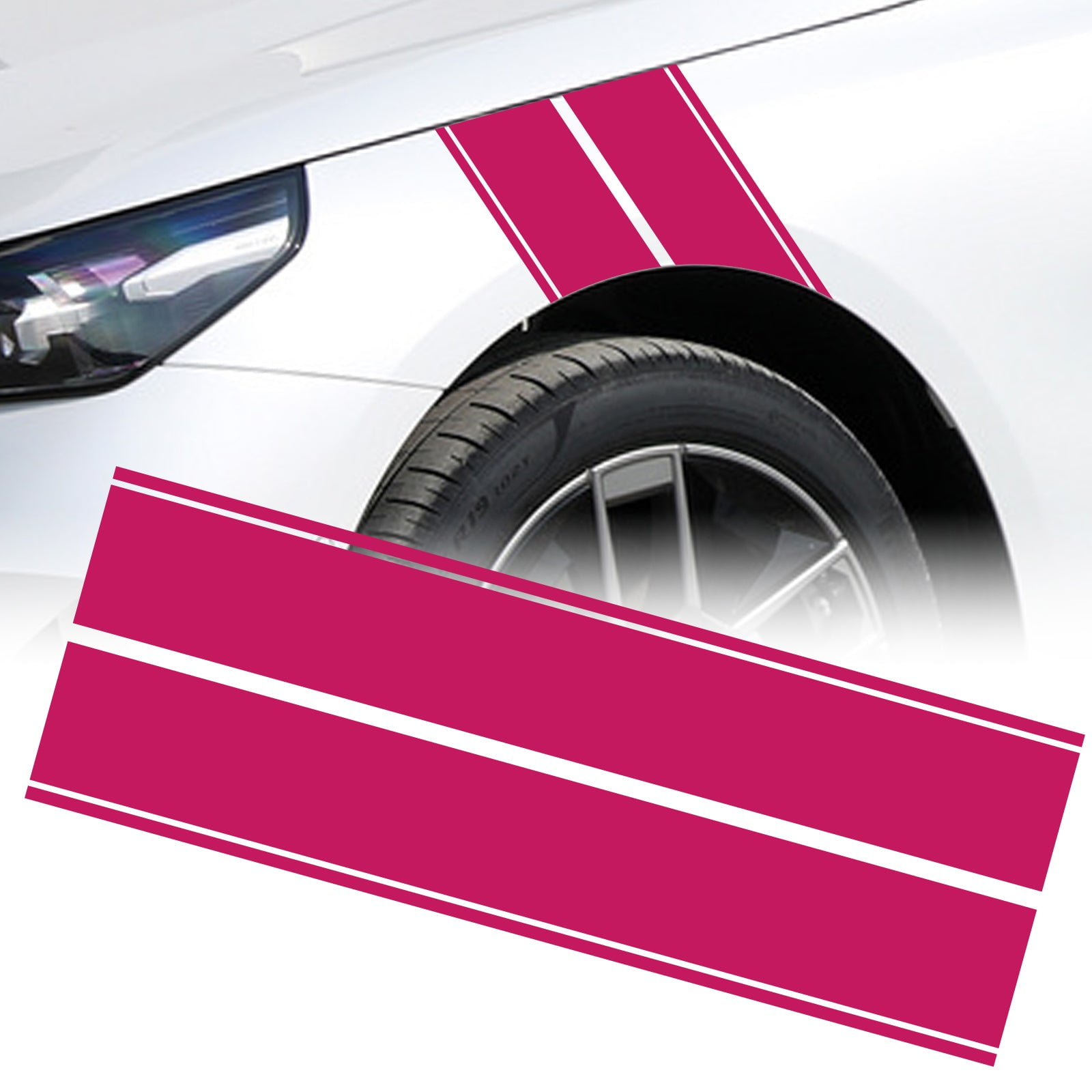 Xotic Tech Fender Stripes Hash Marks KK Vinyl Decal Universal for Car ...