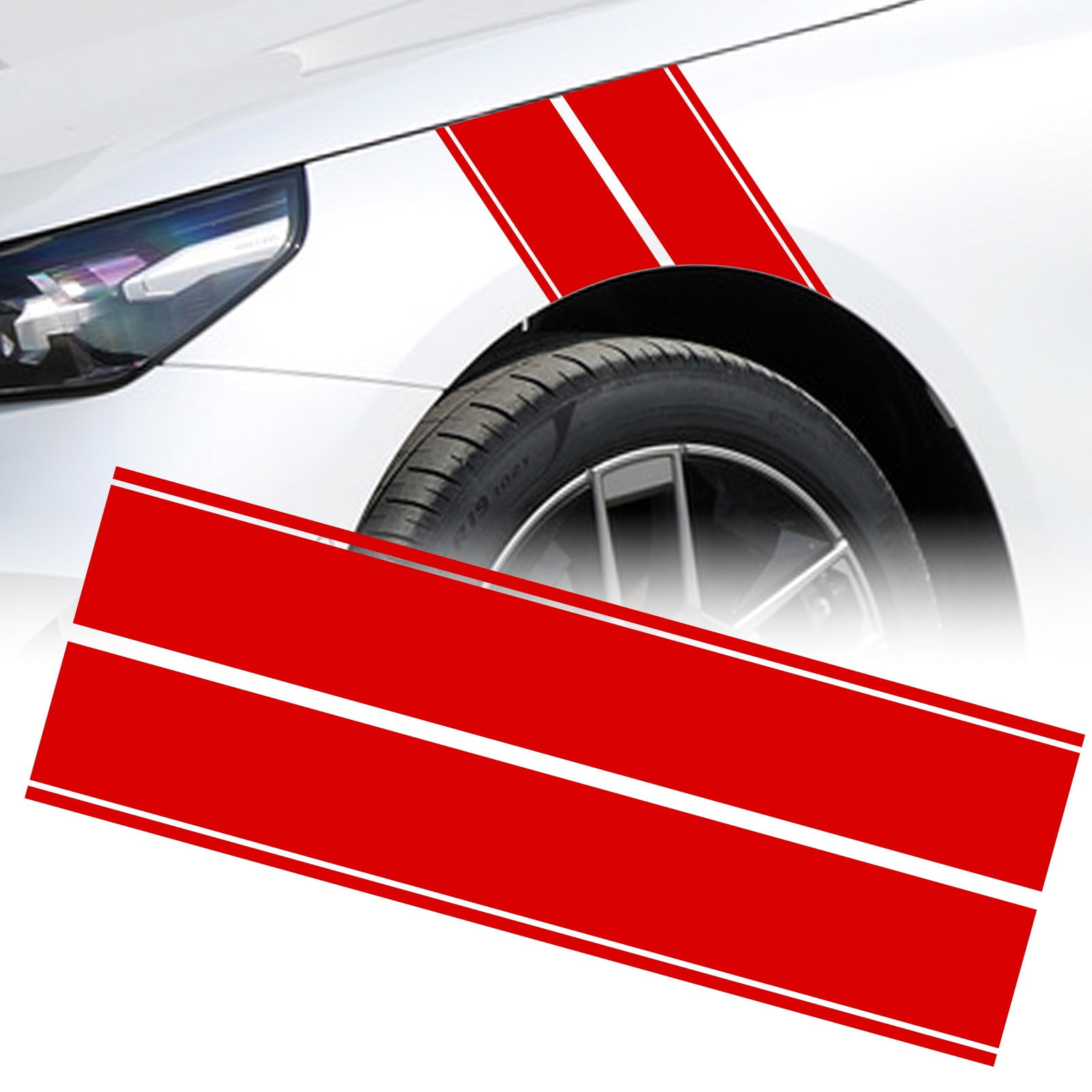 Xotic Tech Fender Stripes Hash Marks KK Vinyl Decal Universal for Car ...