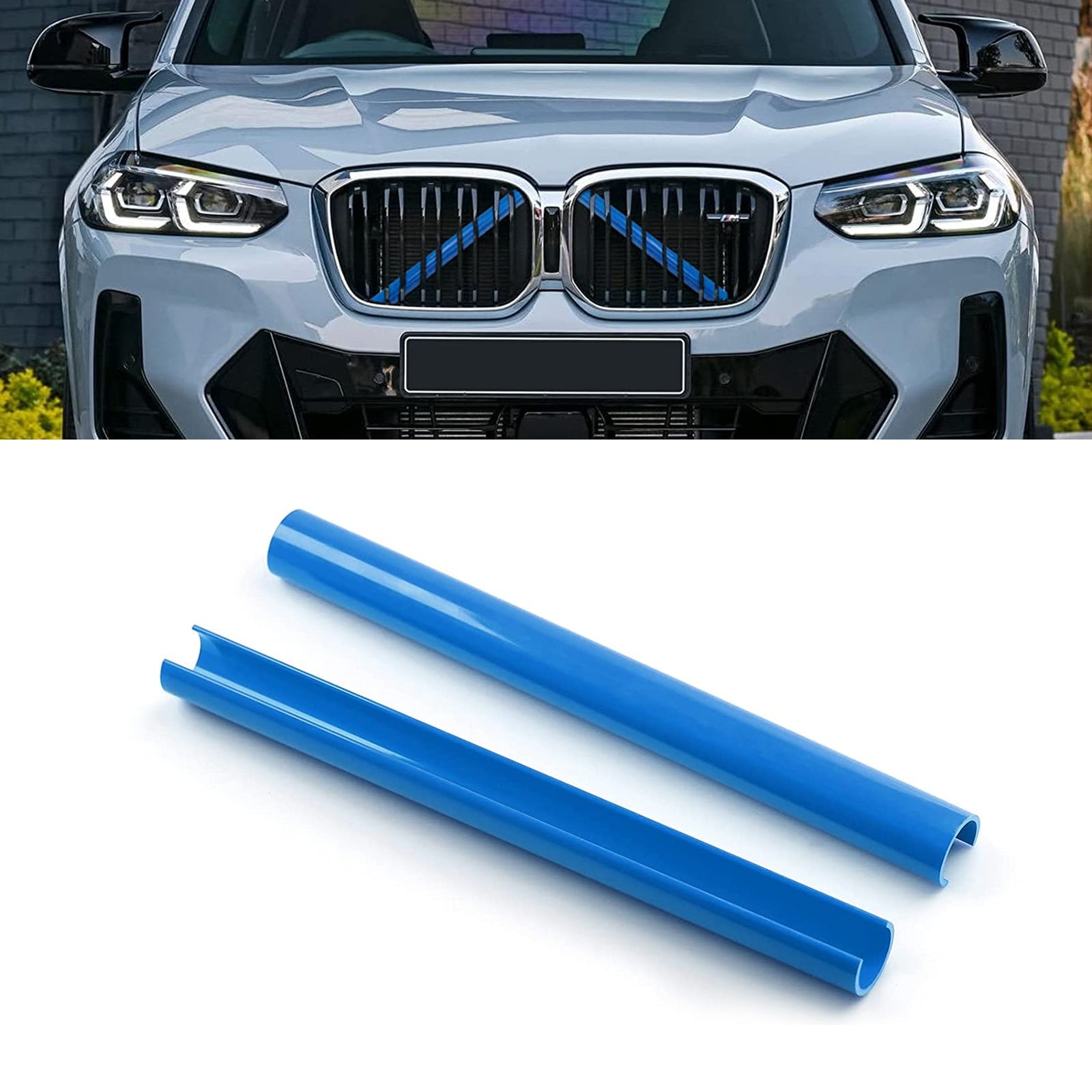 Xotic Tech Front Grille Insert Trims Stripes, Front Center Kidney ...