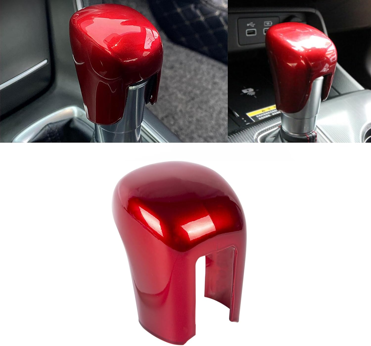 Xotic Tech Gear Shift Knob Cover Shifter Trim Compatible with Honda ...
