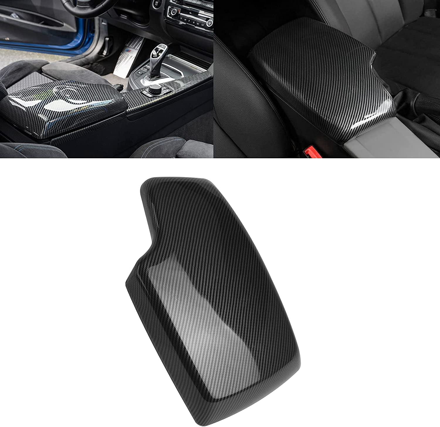 Xotic Tech Interior Armrest Storage Box Cover Trim Center Console ...
