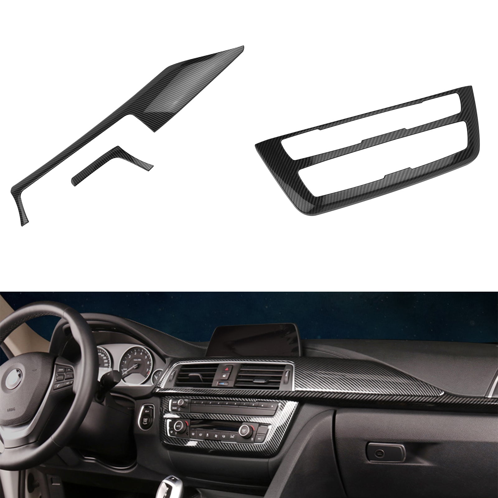 Xotic Tech Interior Center Console Stripe Multimedia Control Panel ...