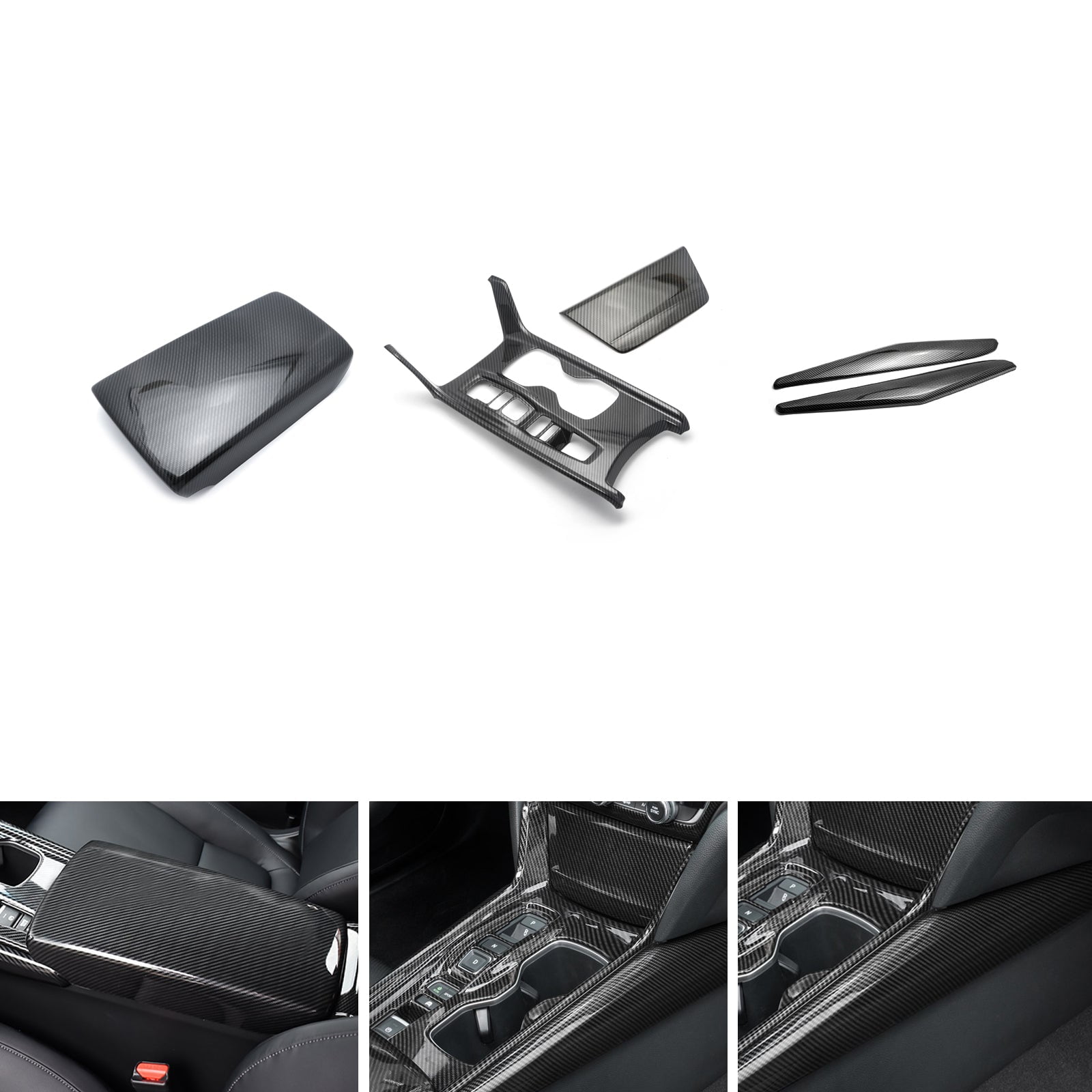 Xotic Tech Interior Gear Console Side Gear Shift Panel Armrest Box ...
