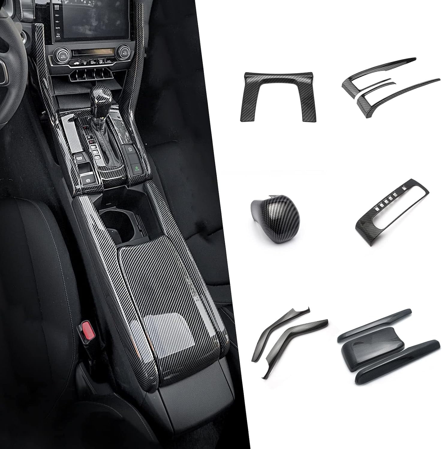 Xotic Tech Interior Gear Upper Panel Console Side Gear Shift Button ...