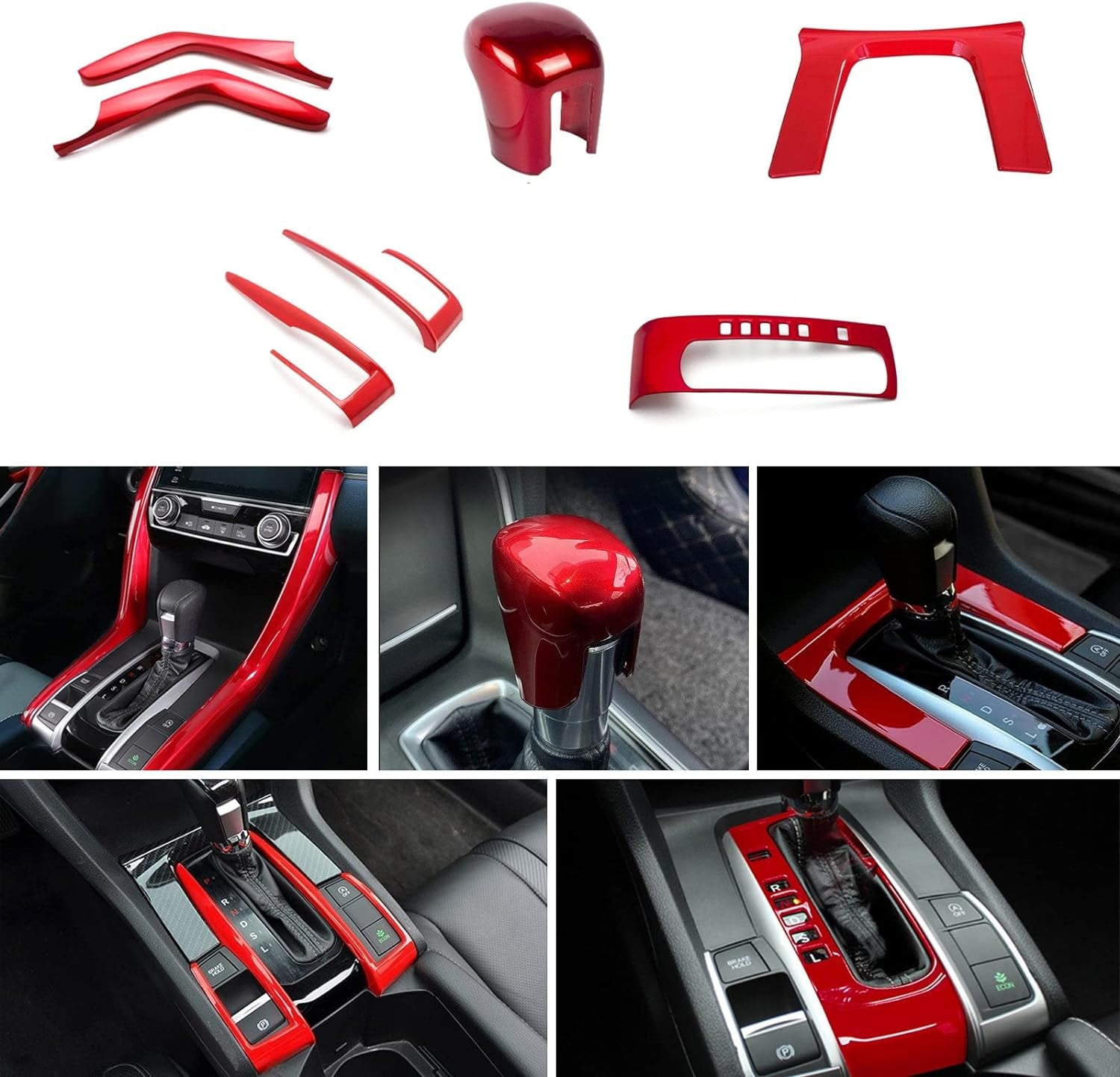 Xotic Tech Interior Gear Upper Panel Console Side Gear Shift Button ...